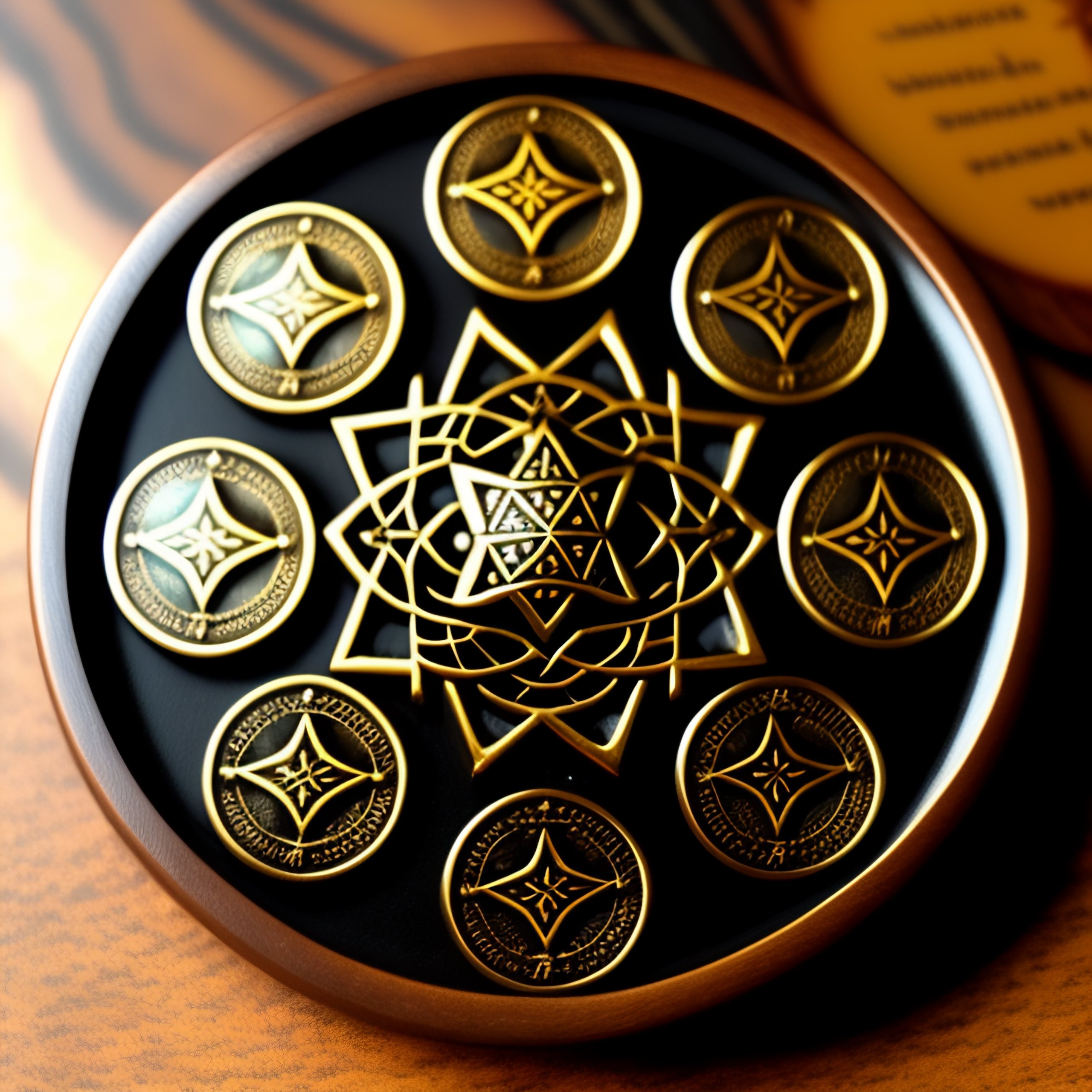 Lexica - Pentacles coins tarot Arcane Divination Esoteric Realistic ...