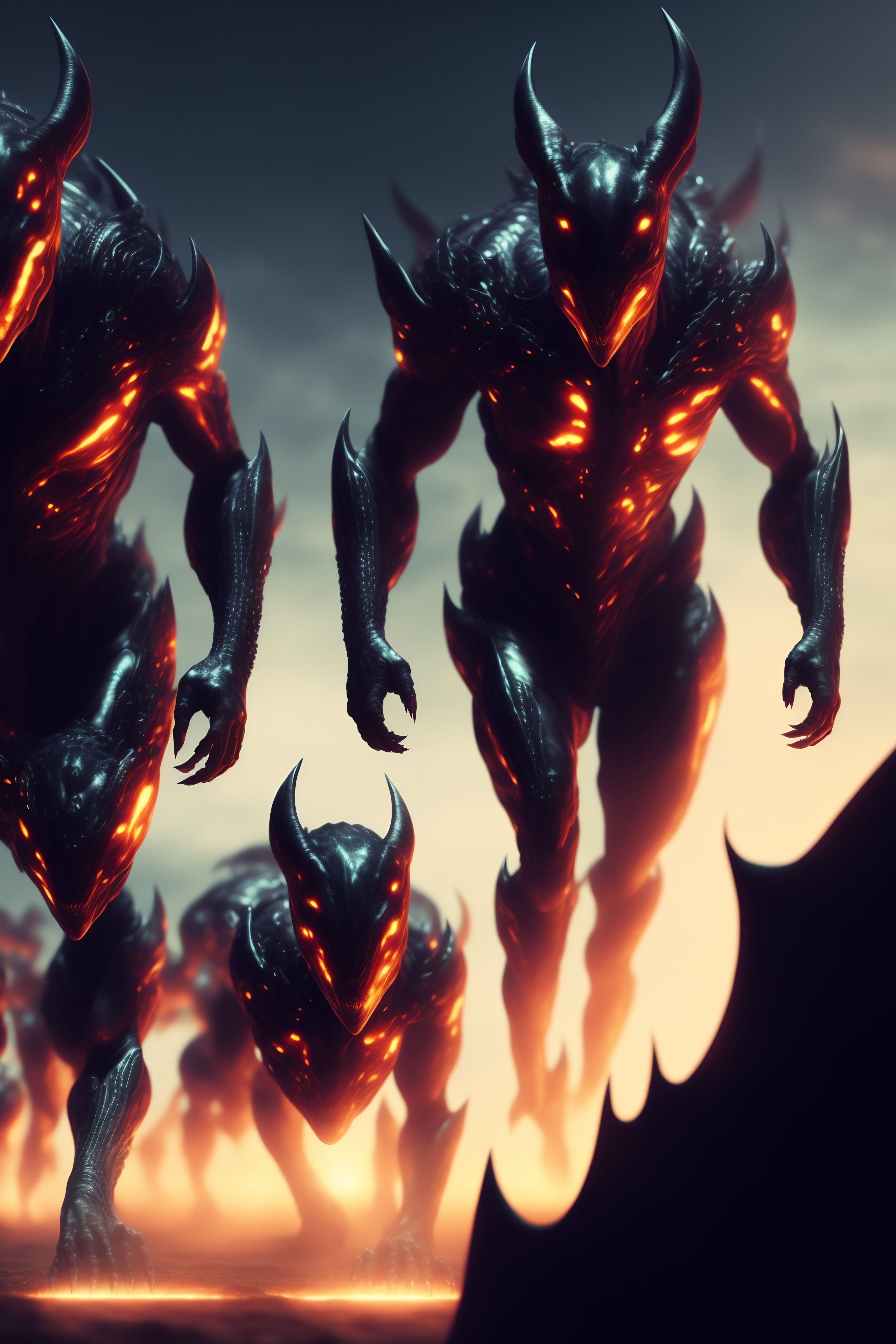 Lexica - A race of alien demons with translucent skin on parts of their ...