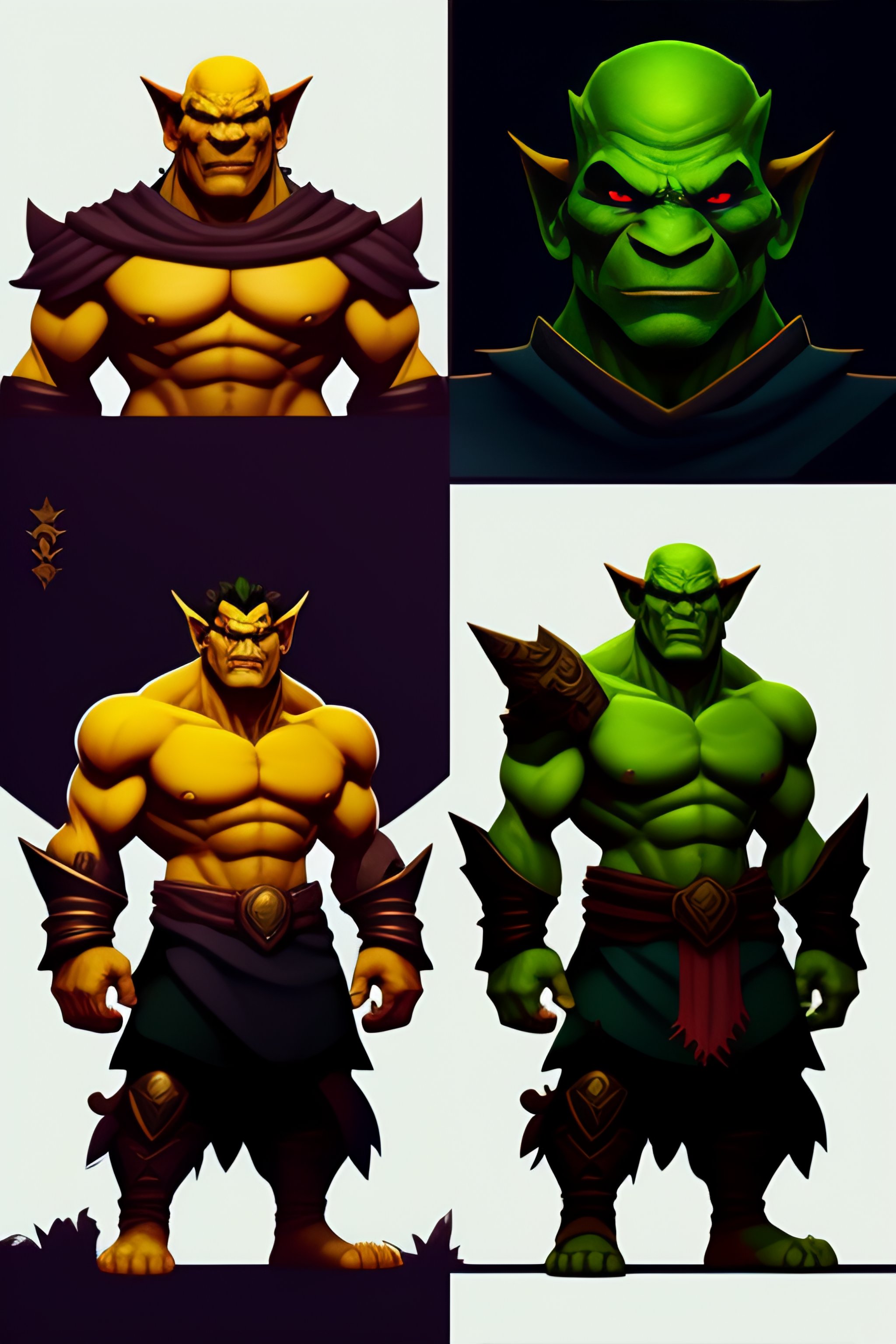 Lexica - Sprite sheet orc