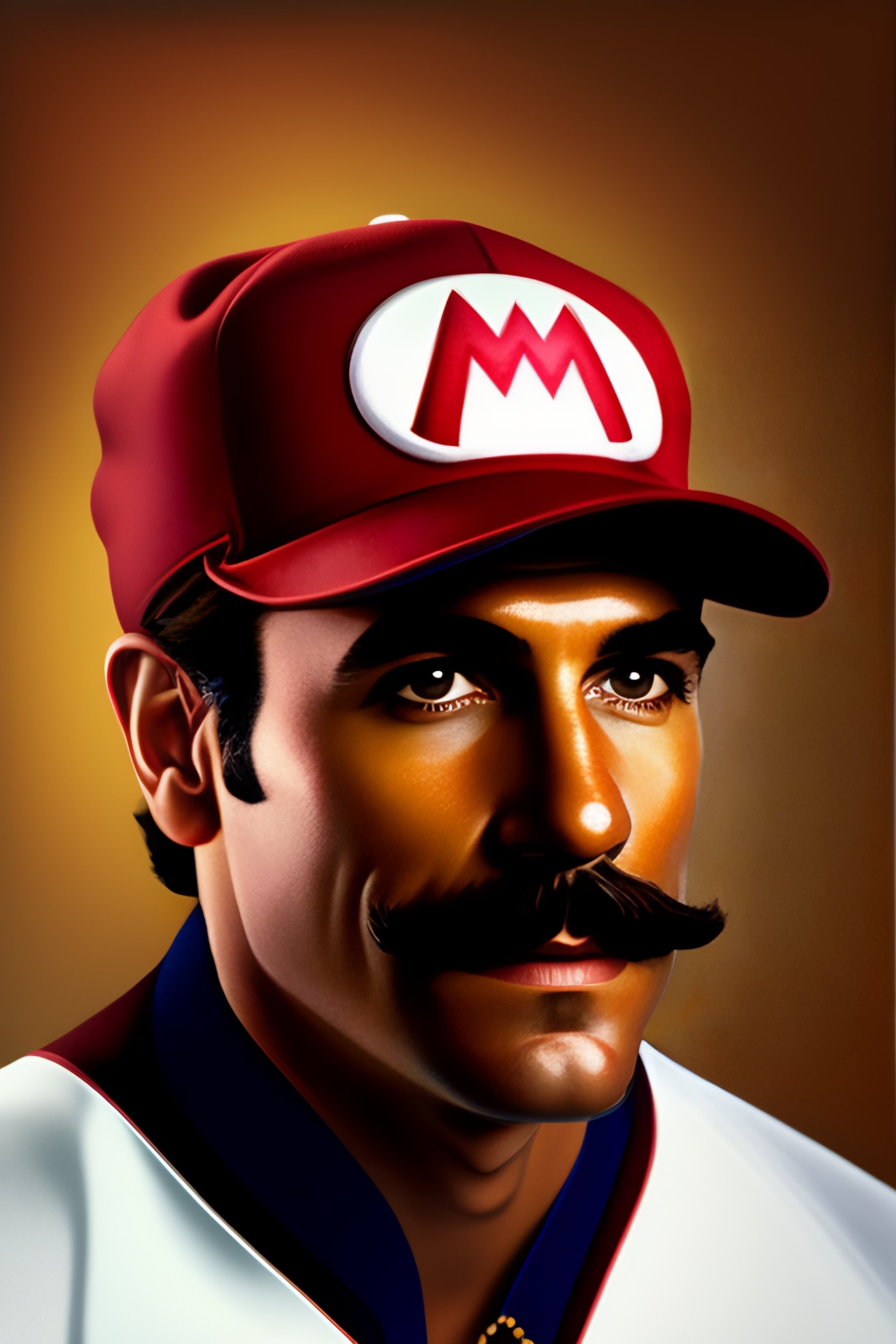 Lexica - Professional portrait of Mario from the Super Mario Bros video ...
