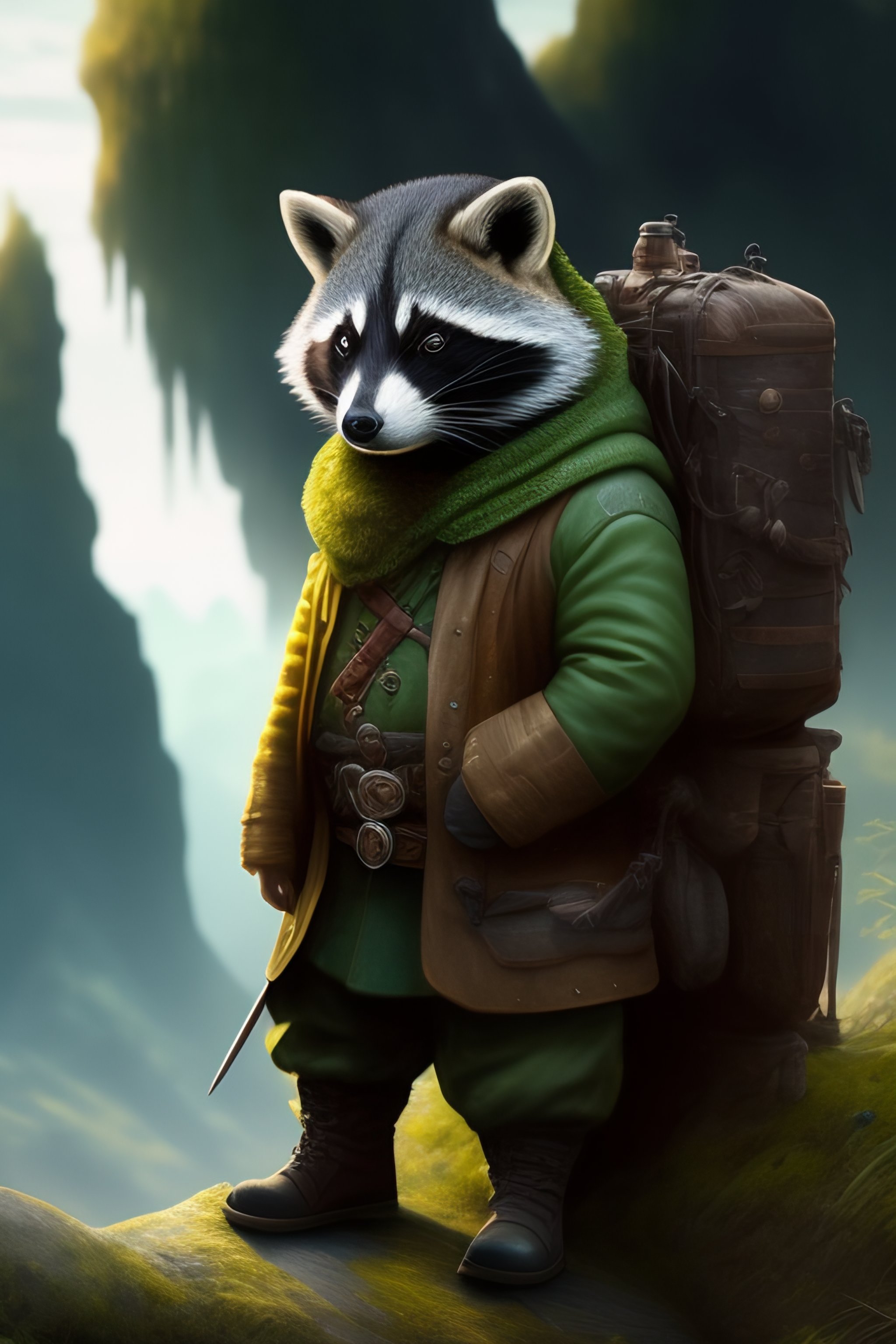 Lexica - A full body high detail fantasy portrait illustration of a ...