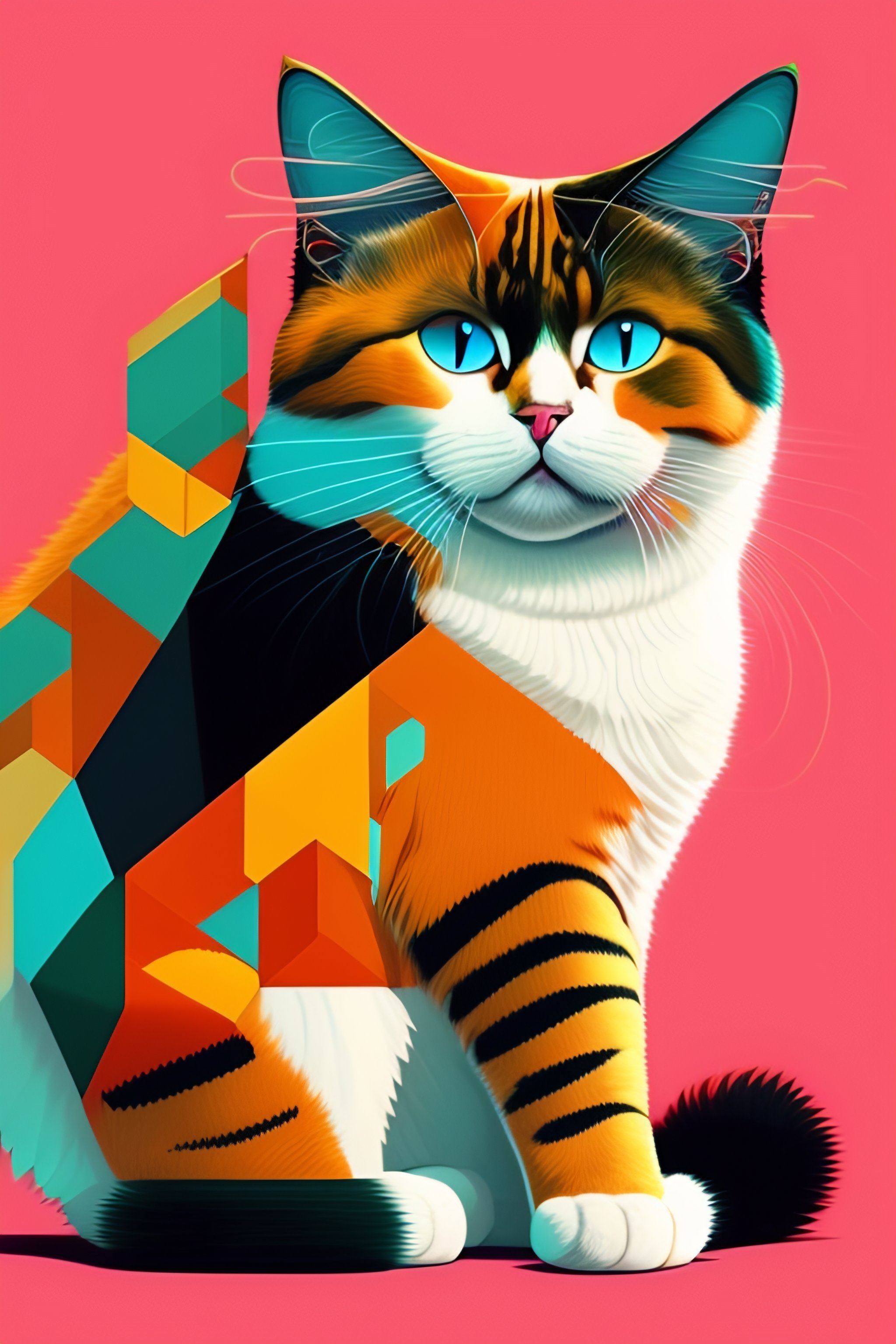 Lexica - Ragdoll cat, by sachin teng and shohei otomo, asymmetrical ...