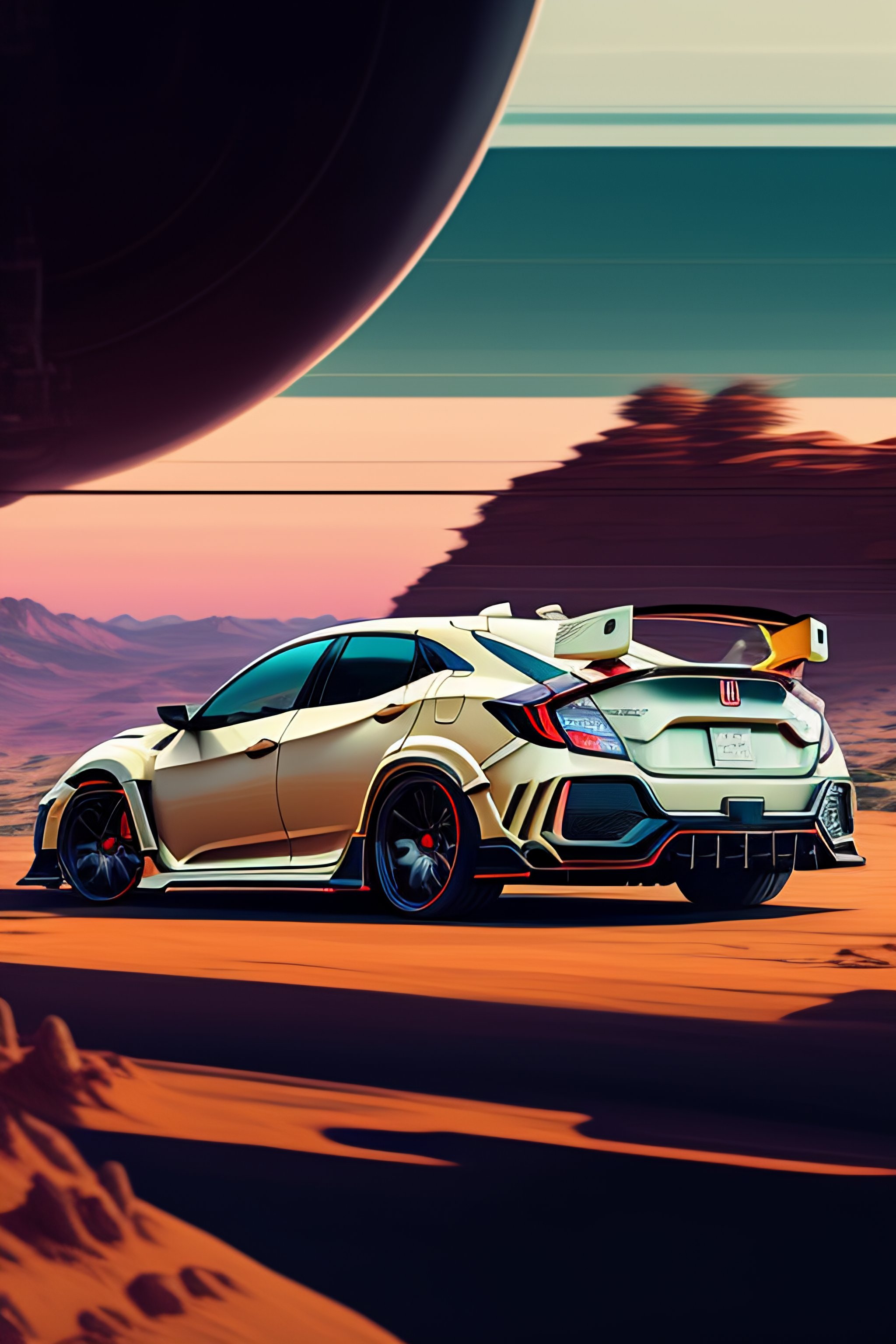 Lexica - Cell shaded, 2020 Honda Civic Type R, Borderlands 3 concept ...