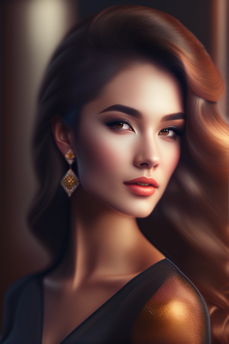 Lexica - A lady in a full photo, sharp focus, 4K quality, background ...