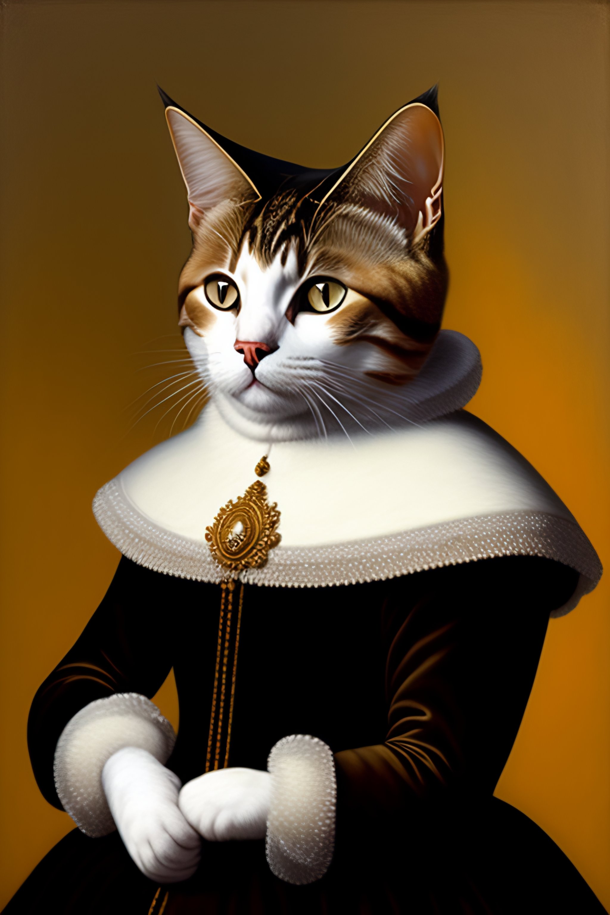 Lexica - Cat in velazquez style