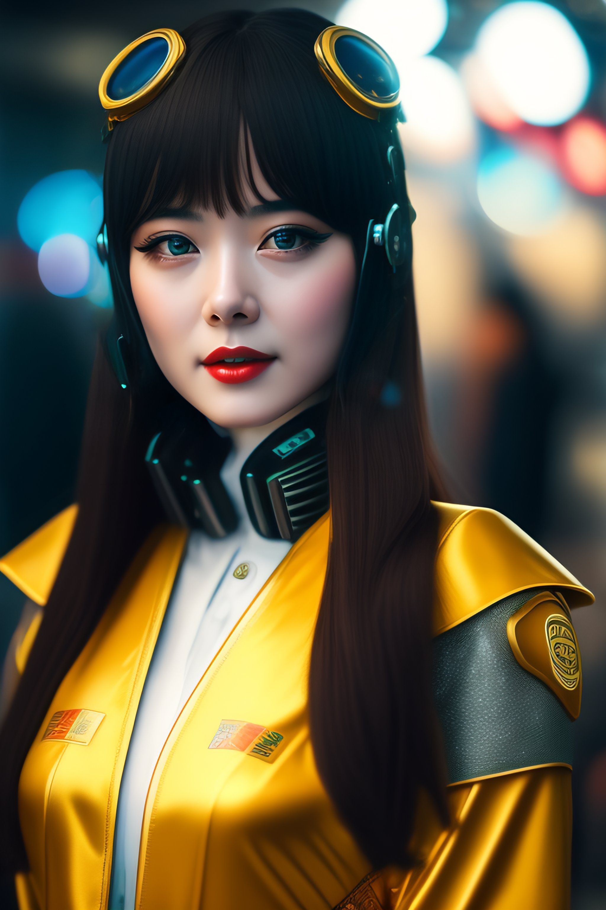 Lexica - Photoreal, cosplay, Cosplayer, cyber punk, Kanna Hashimoto ...