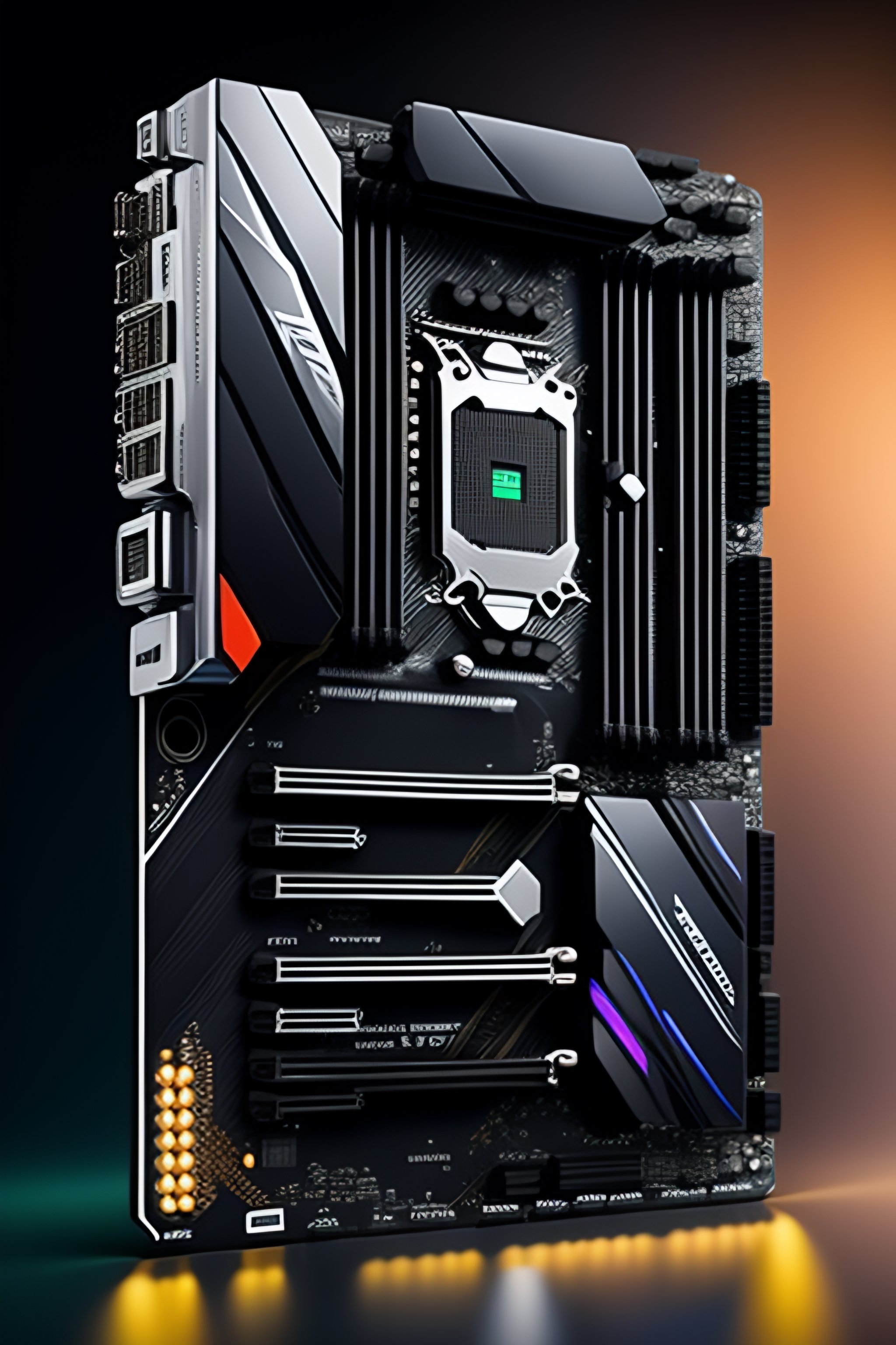 Lexica - Asus brand futuristic style motherboard, 8k and realistic mode ...