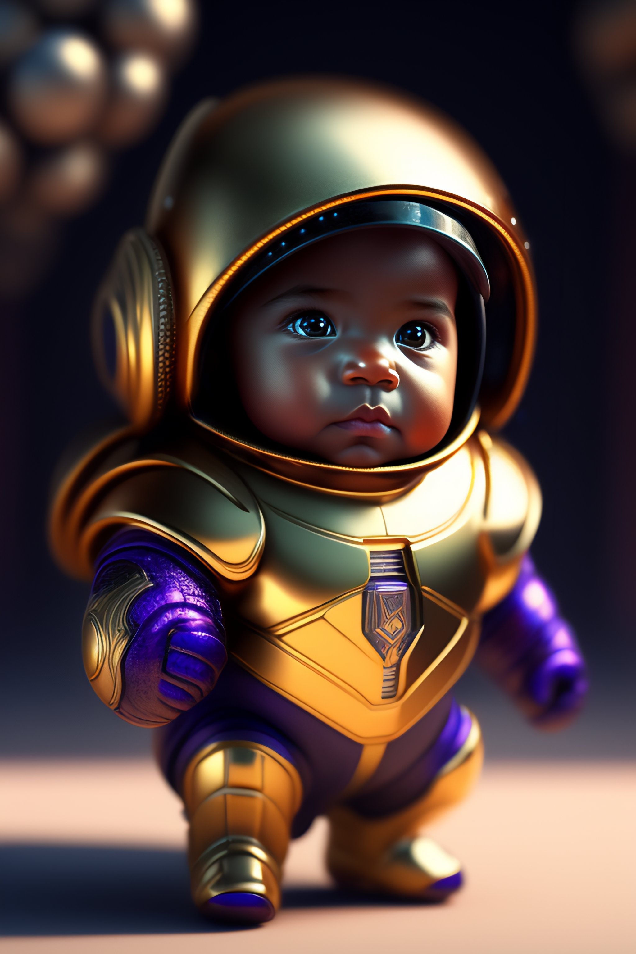 Lexica - Baby thanos, moonwalker, render, rembrandt, cgsociety ...