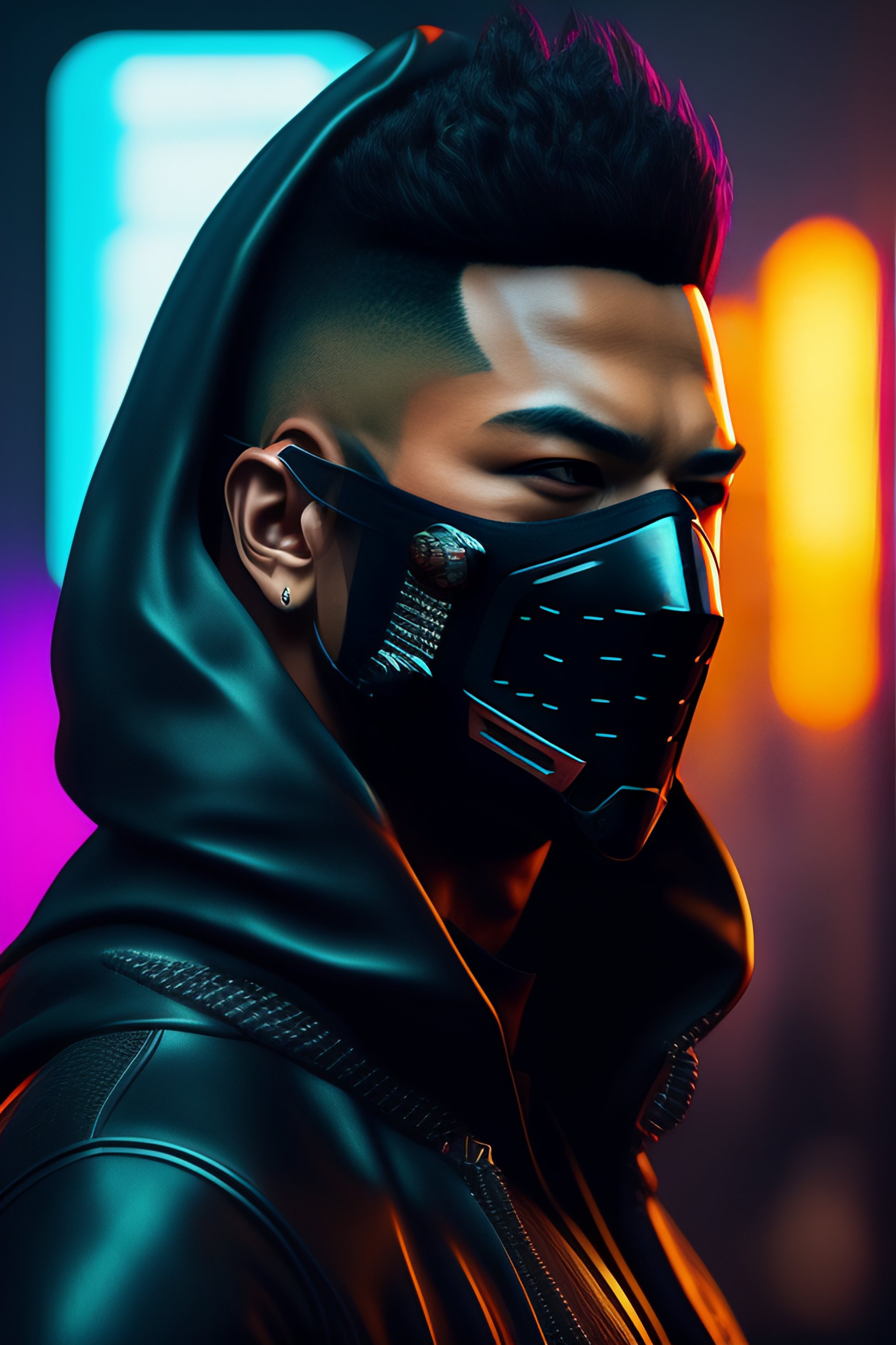 Lexica - Cyberpunk 2077 mask man