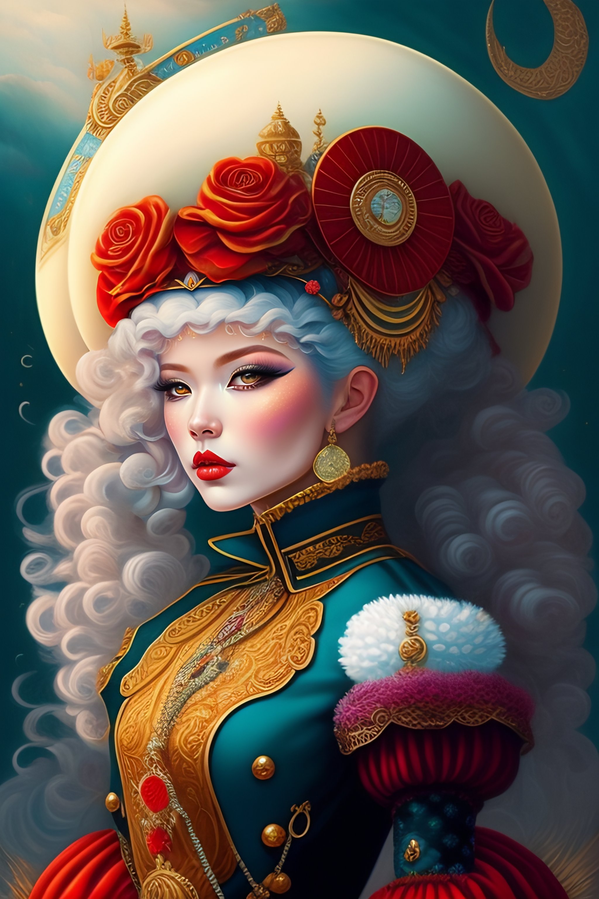 Lexica - Surreal popeye the sailor strong man punk rococo fashion ...