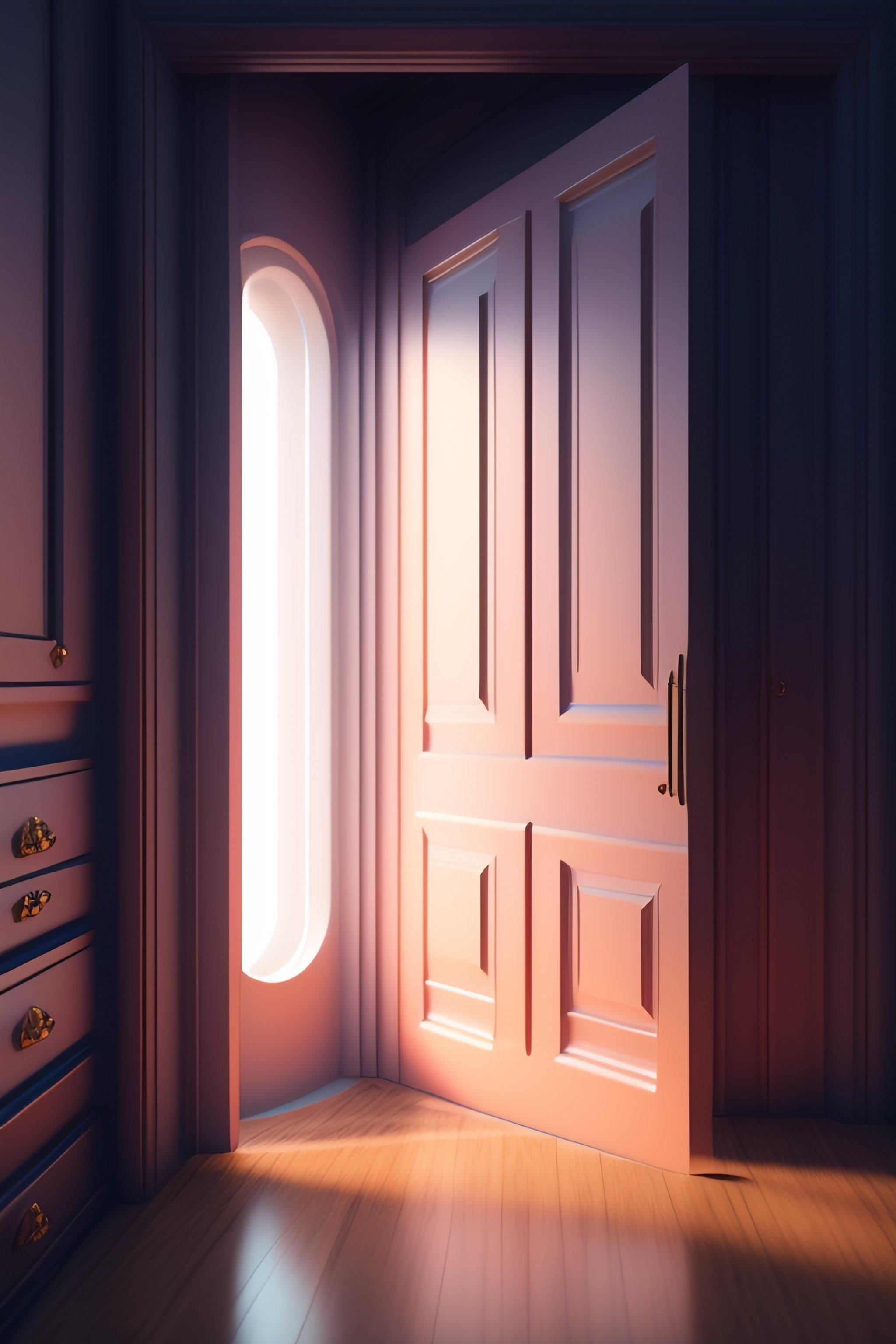 Lexica - A portal to another dimension in a closet door, intricate ...