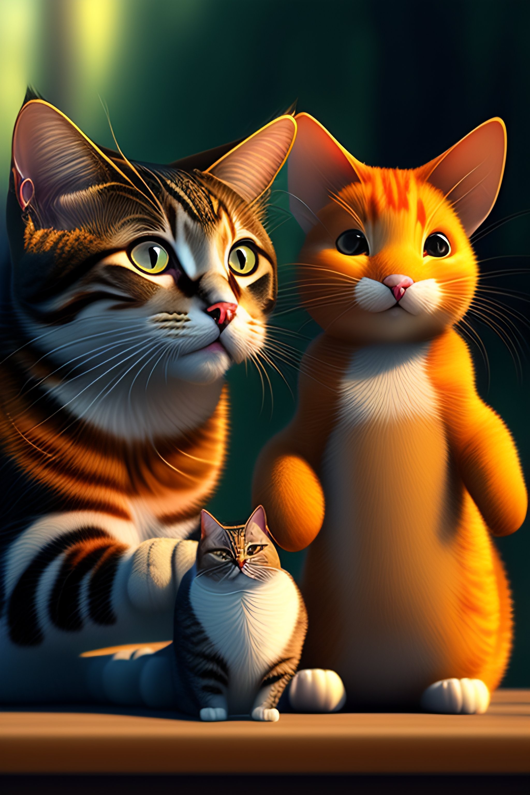 Cat And Mouse Friends Cartoon
