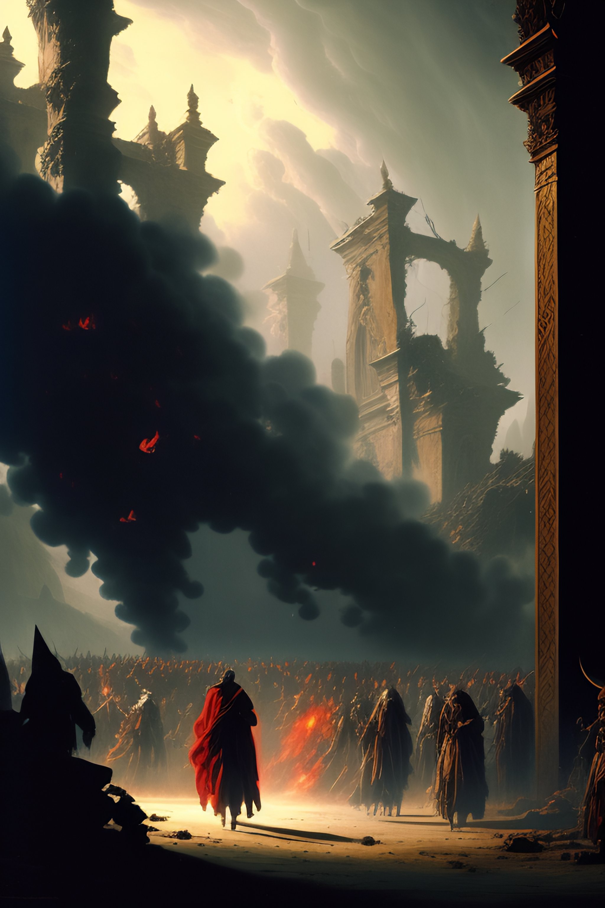 Lexica - A dark and sinister Hell, inspired by the descriptions of Hell ...