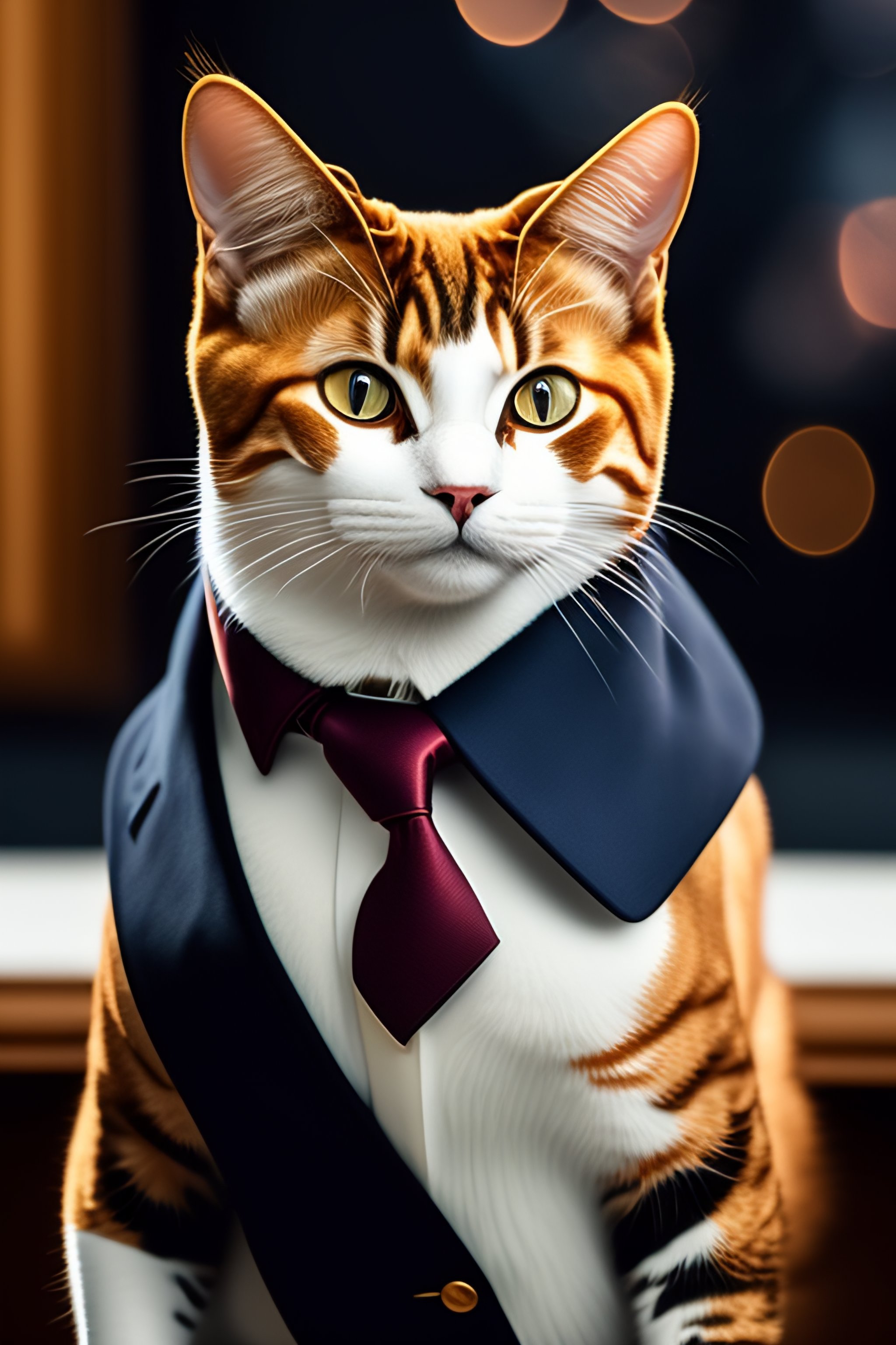 Lexica - Soviet union cat agent dressed like business man