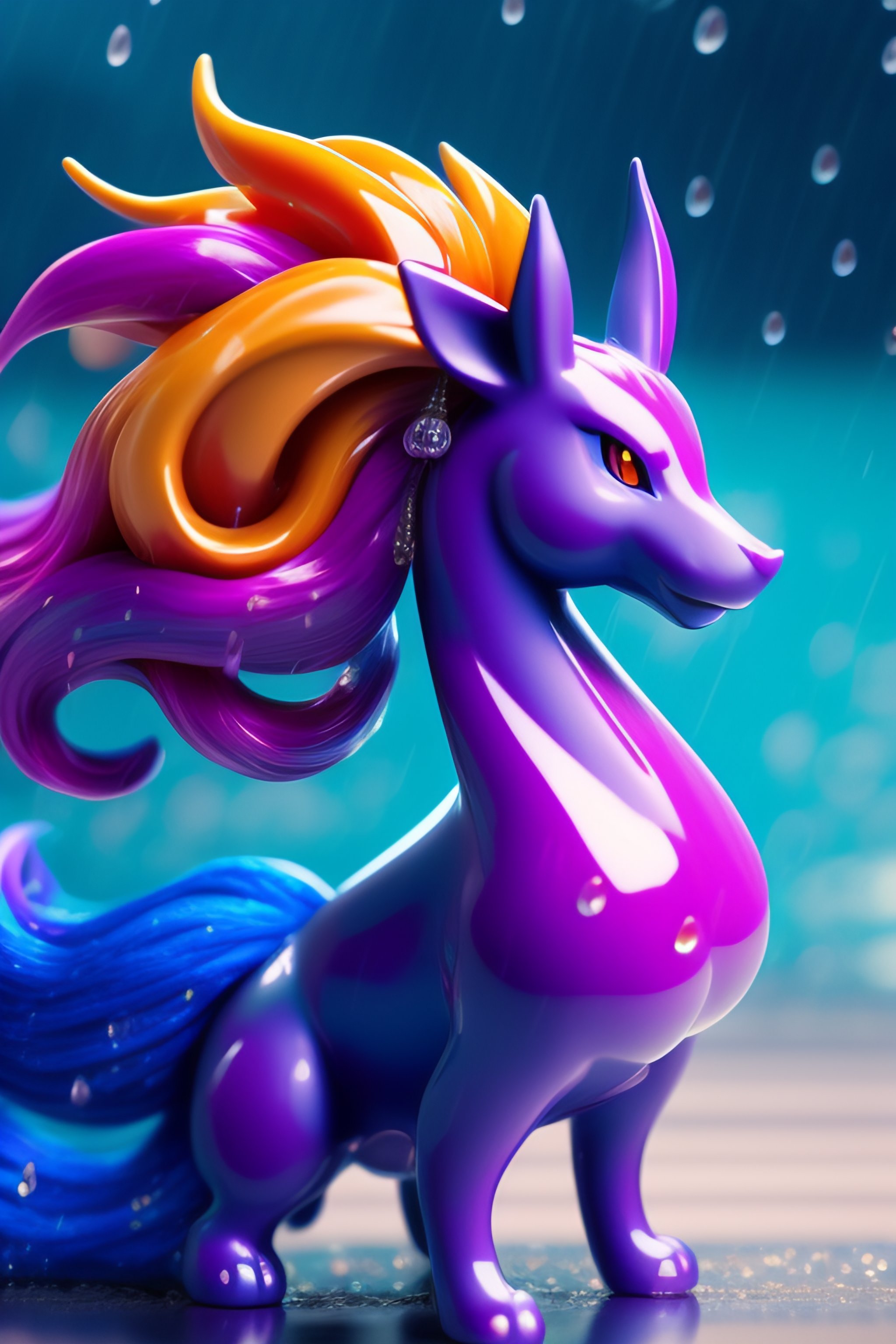 Lexica - Suicune rain pokemon