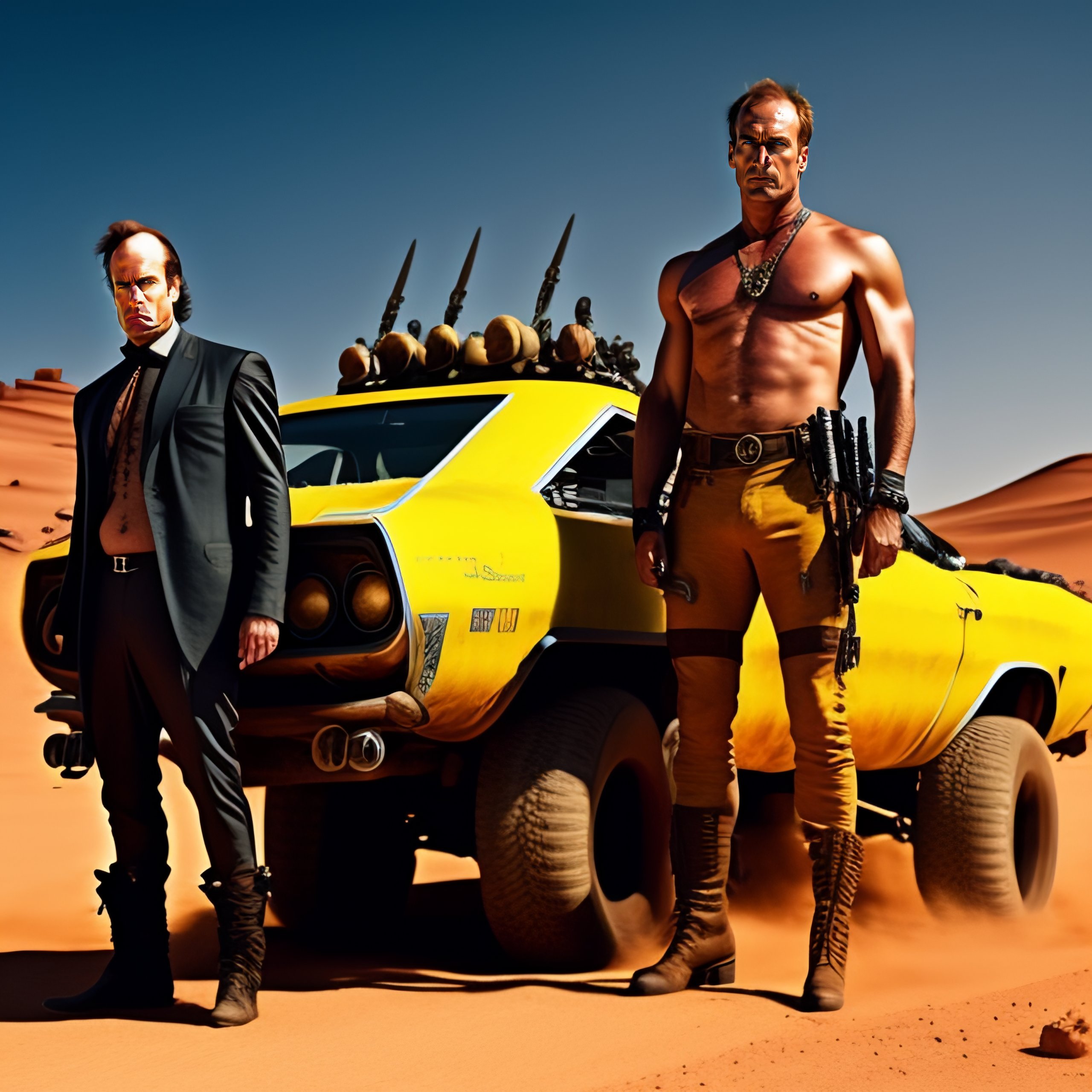 Lexica - Mad Max: Fury Road. Saul Goodman (Bob Odenkirk) and his yellow ...