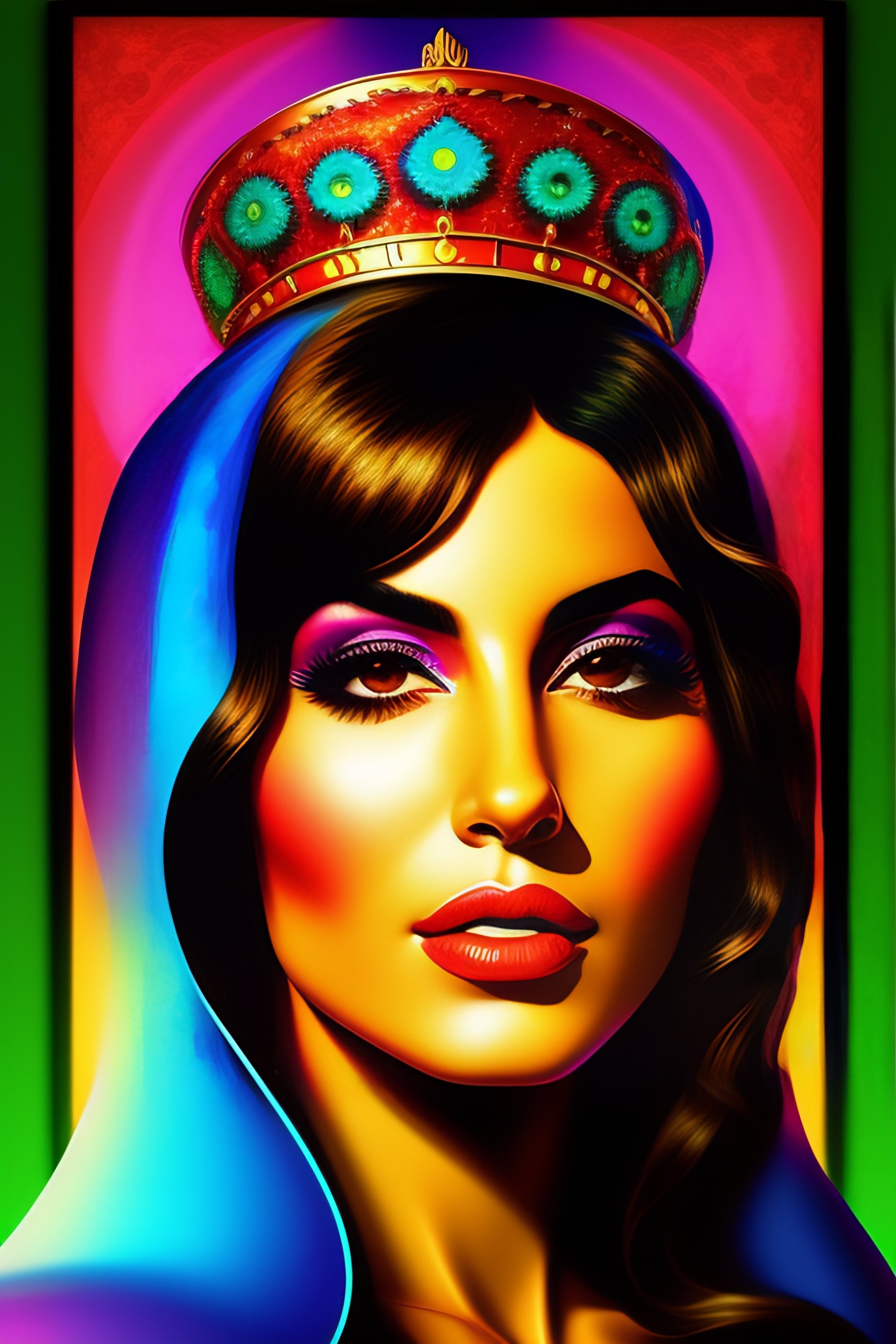 Lexica - Portrait of Persian princess, Persian Pop-Art with colors ...