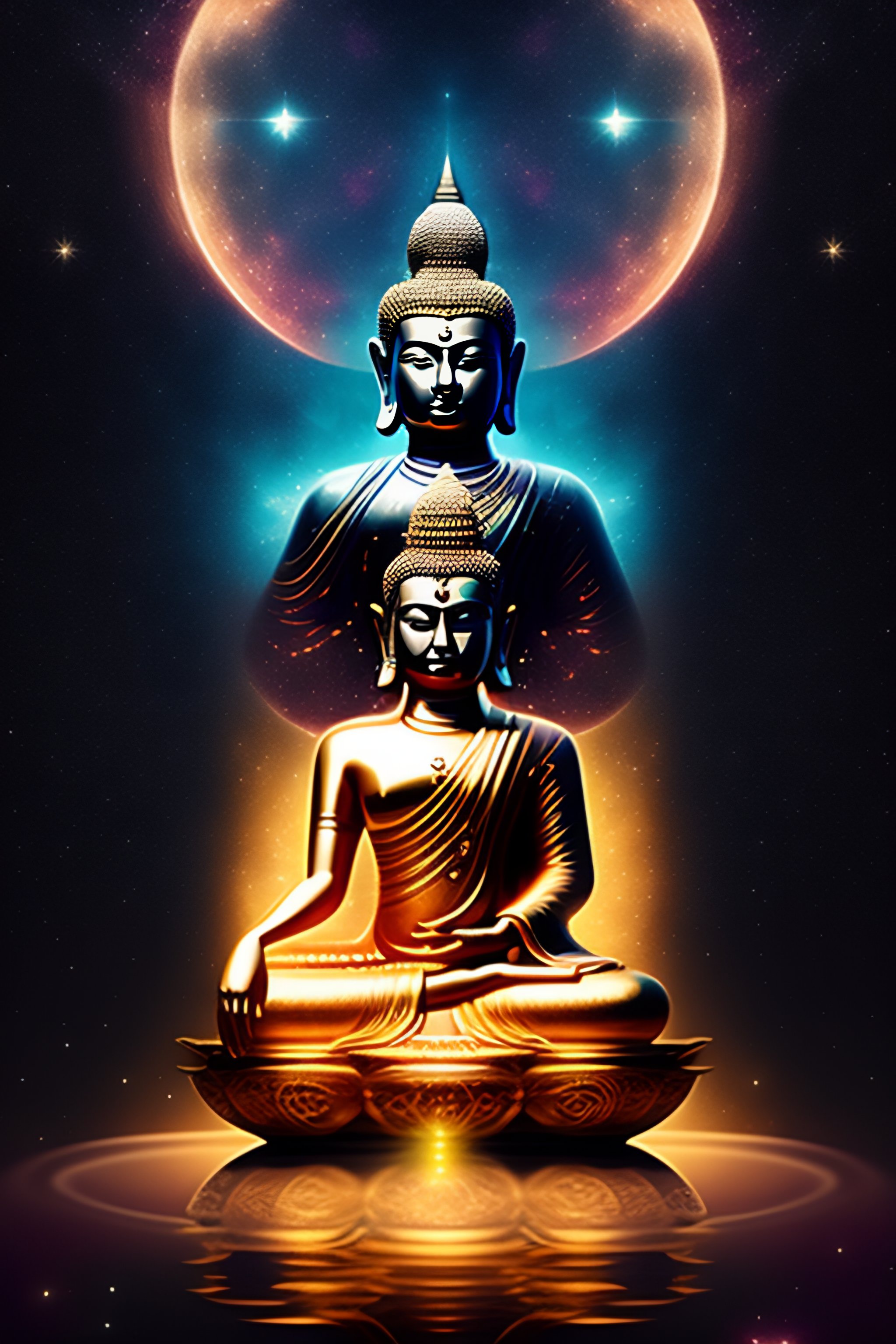 Lexica - Thousands of crystal balls with buddha images inside spreads ...