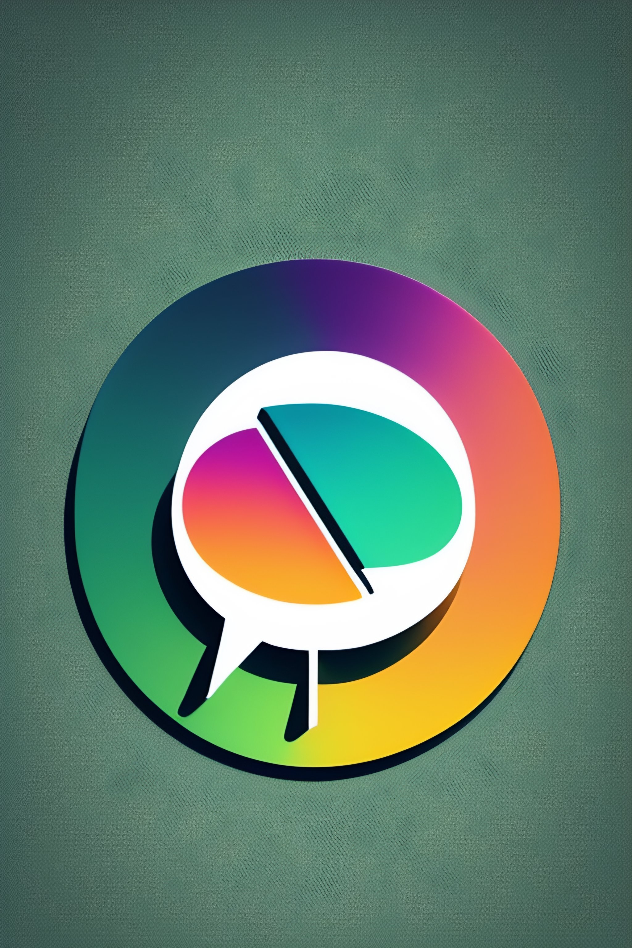 Lexica - An mascot speech bubble, modern speech bubble, round robot, logotype, icon, cartoon