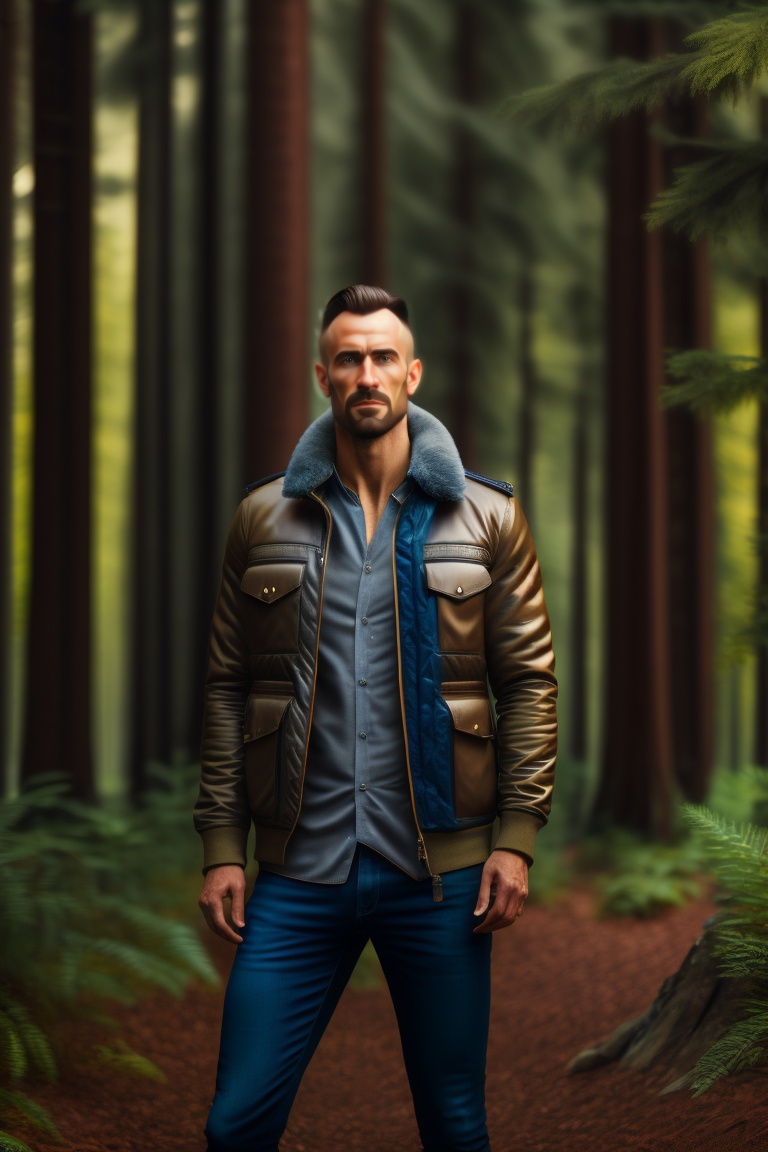 Lexica - A ugly neighbor, 35 years-old man, with an intimidating look ...
