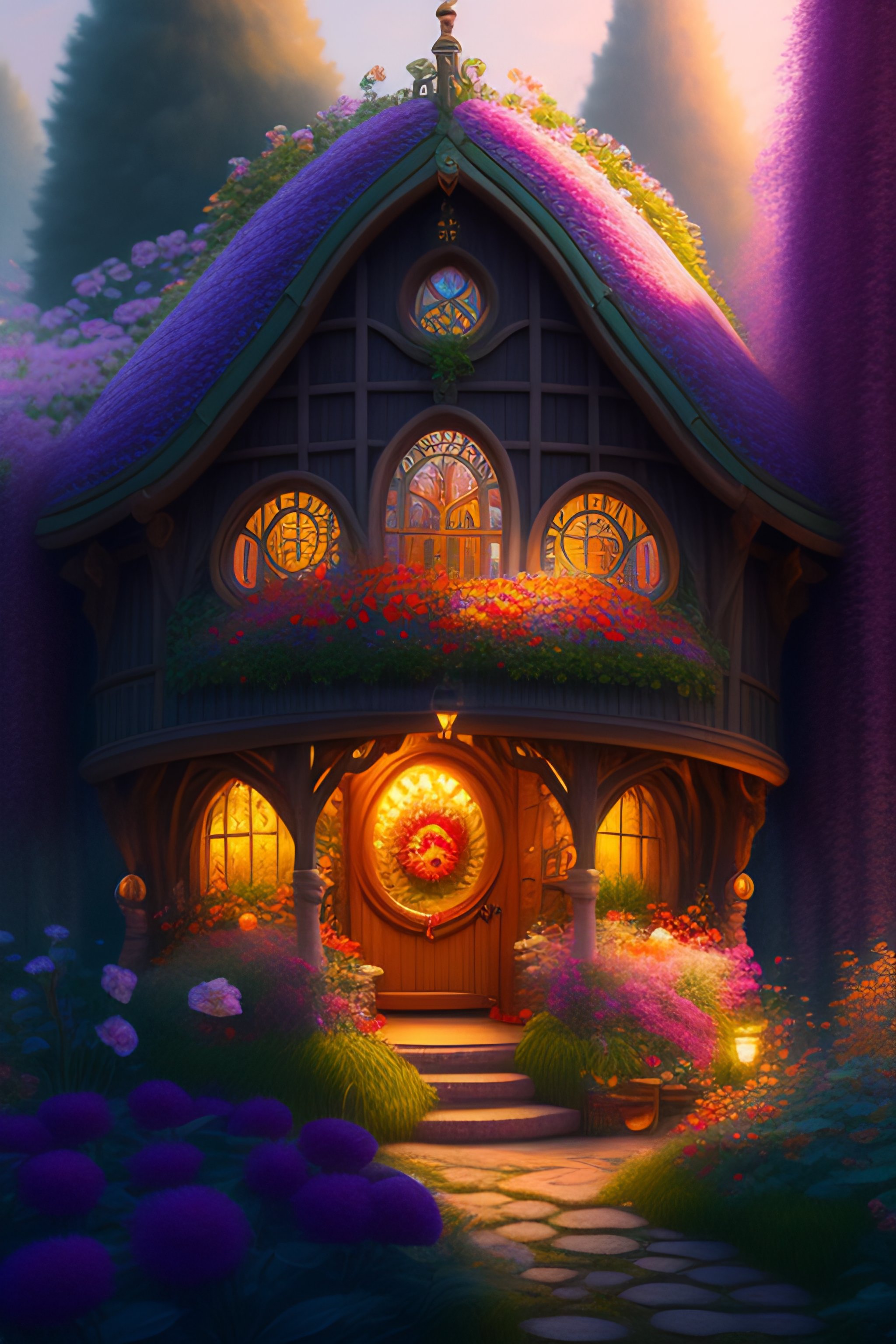 Lexica - Minions inside, beautiful, cozy, inviting, bloomcore, decopunk ...