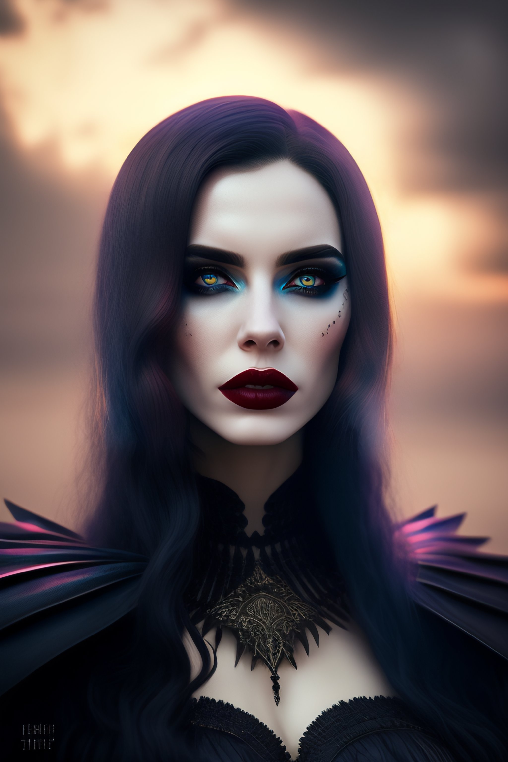 Lexica - Pale gothic vampire crying