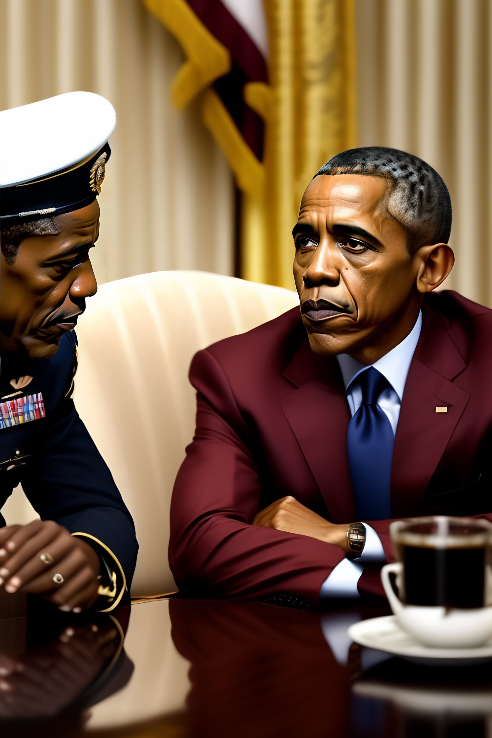 Lexica - Obama and Babangida having coffee