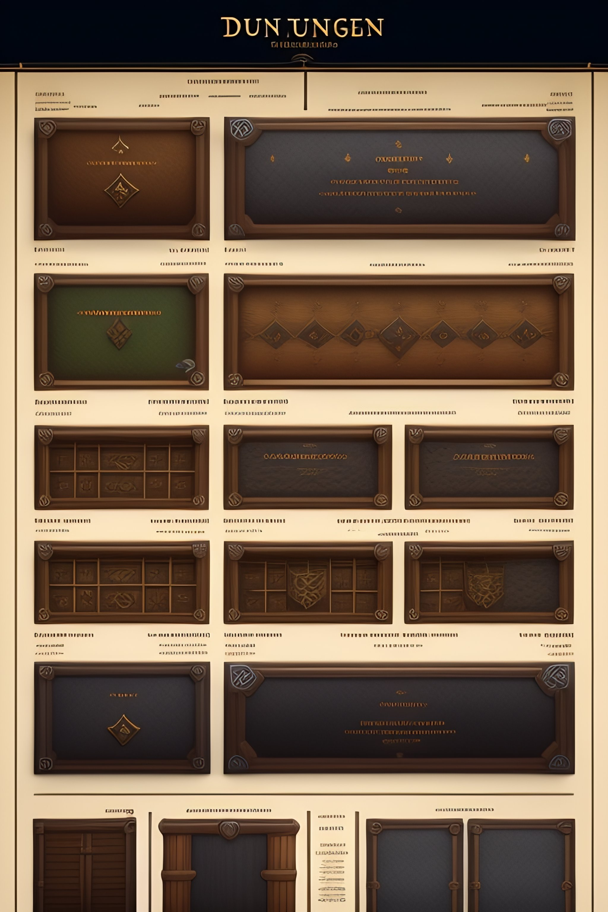 Lexica - Dungeon game asset sheet top down 2d