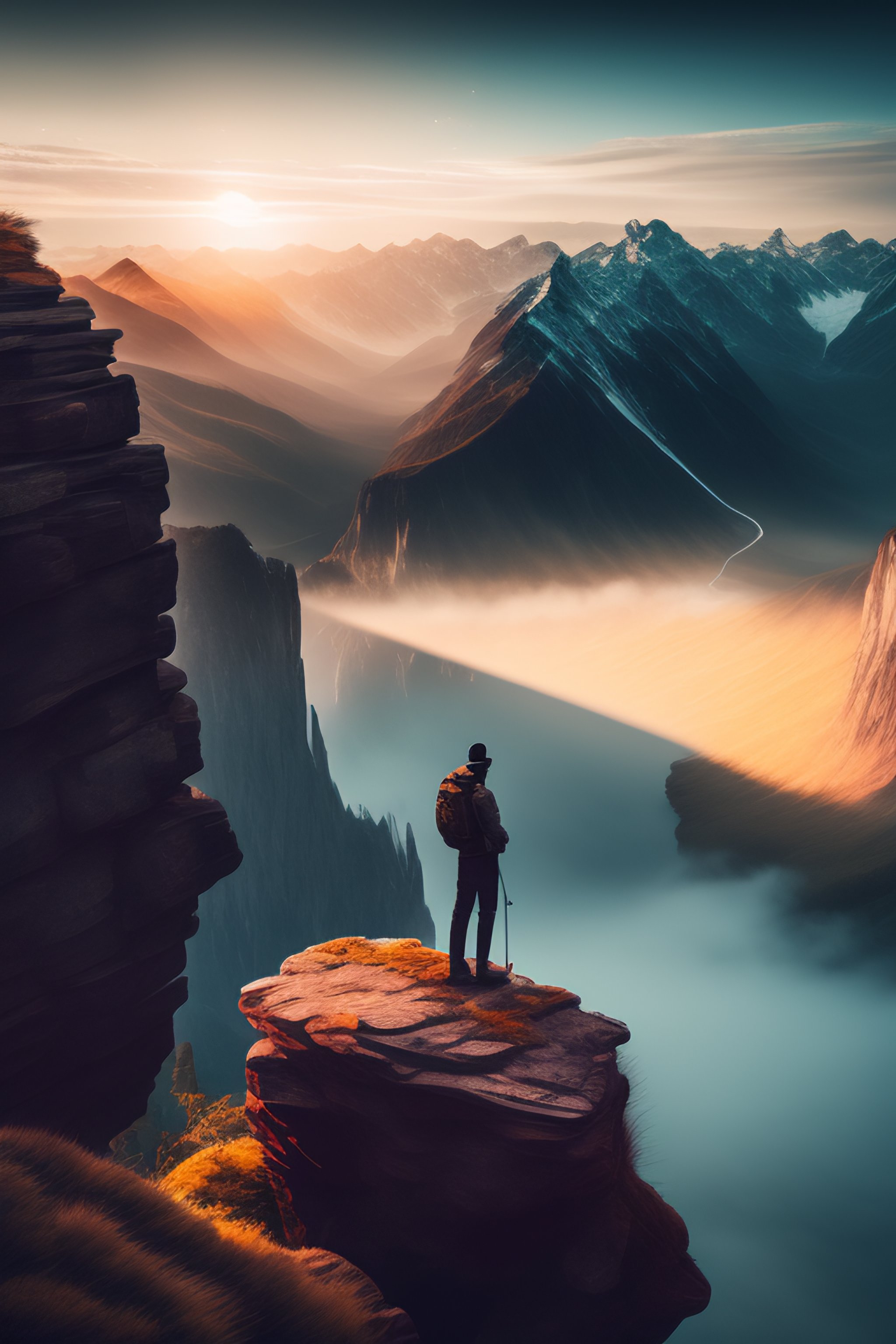 Standing On Top Of A Mountain Tumblr