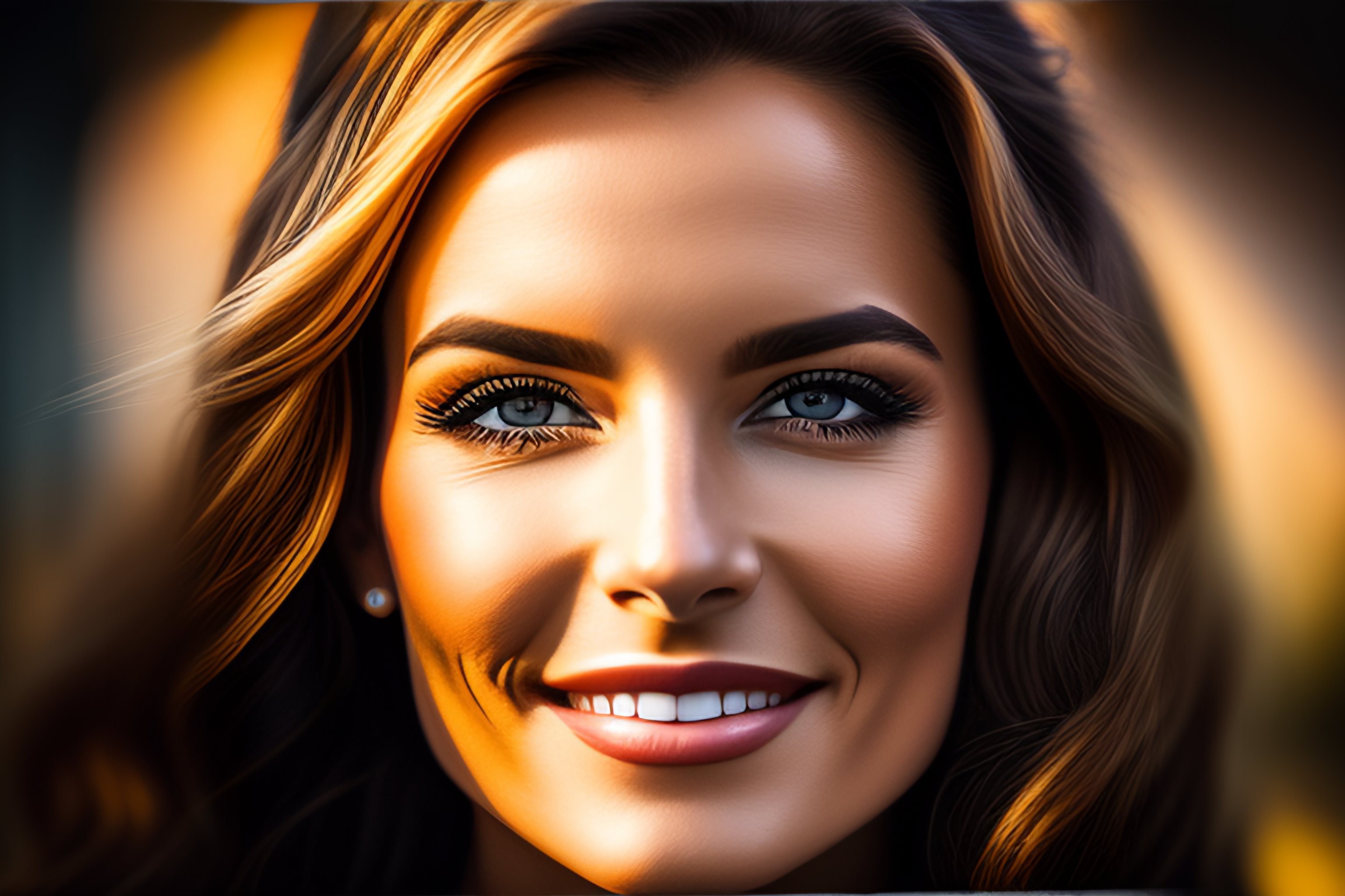 Lexica - A photo portrait of a woman, perfect face template, Fujifilm X ...