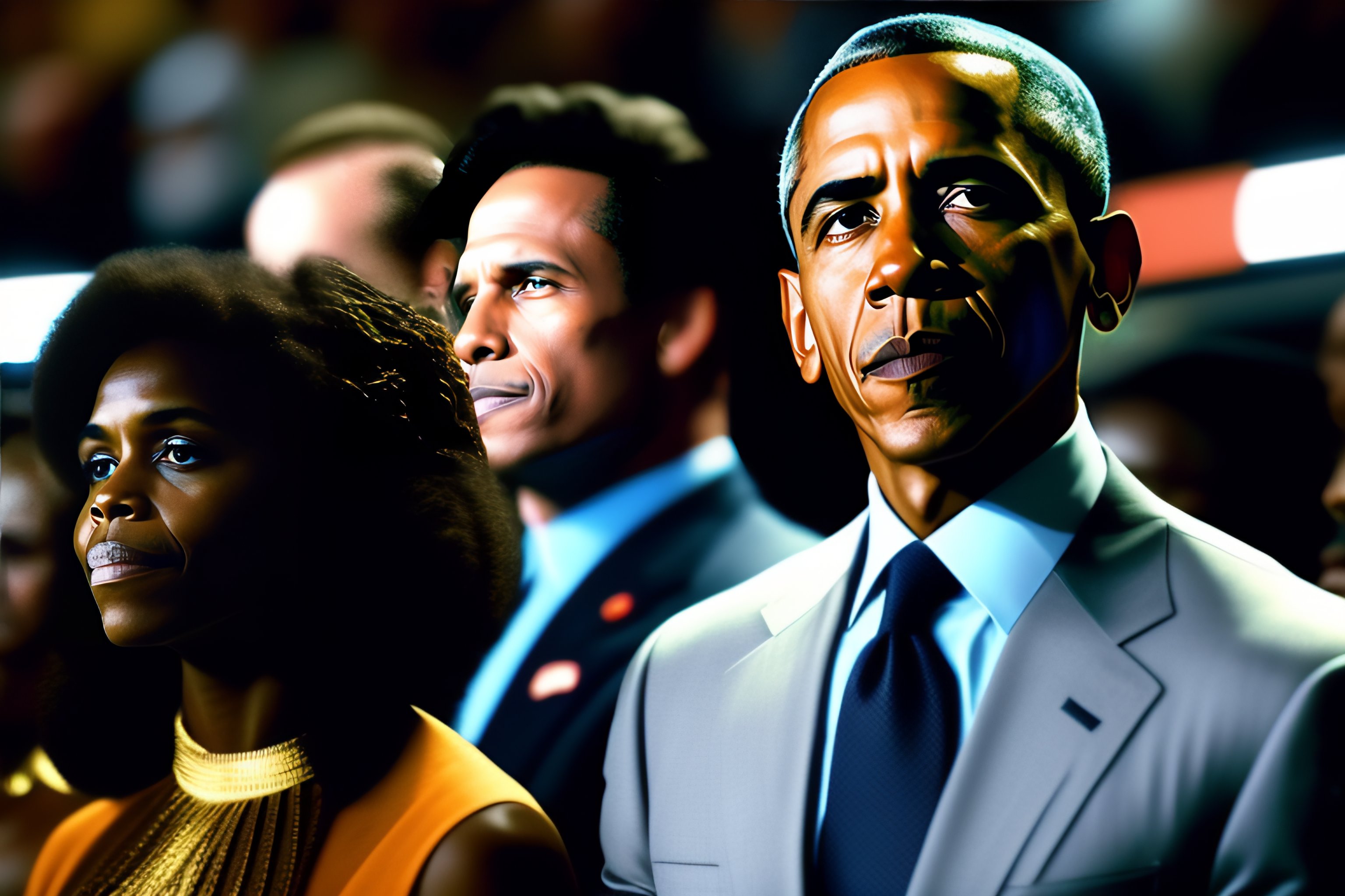 Lexica - Barack Obama, movie still thundercats, Wes Anderson