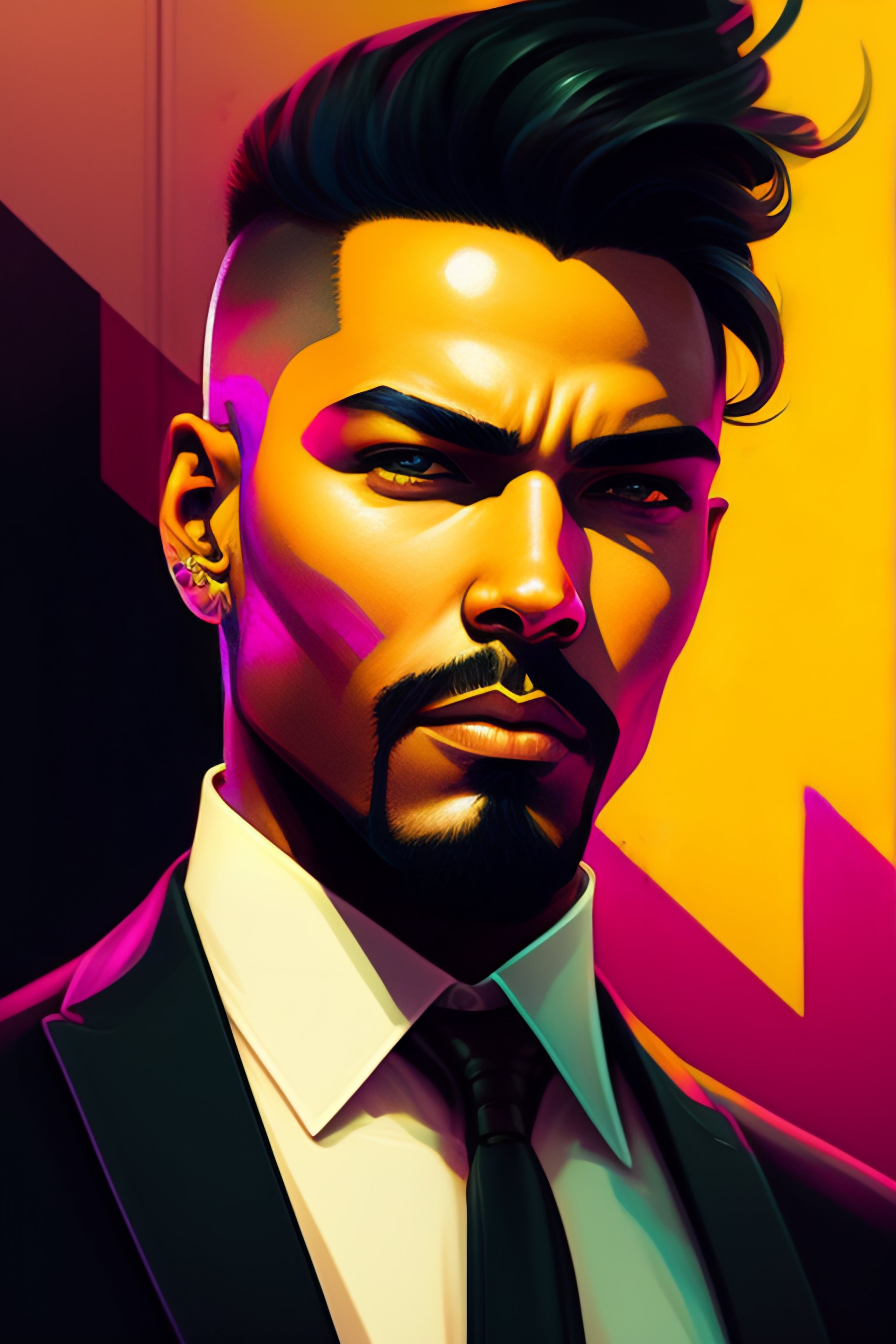 Lexica - Highly detailed portrait of a Hitman by atey ghailan, by greg ...