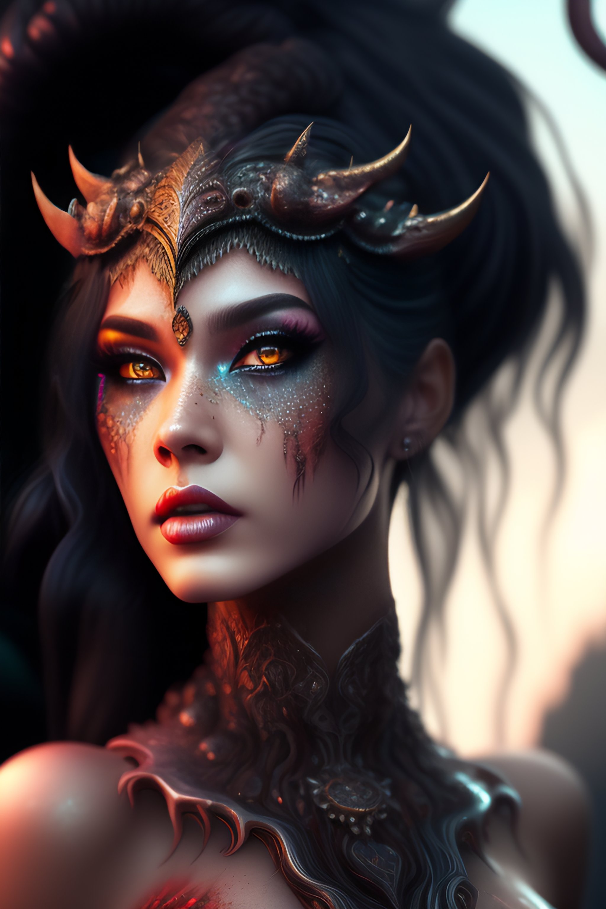 Lexica - A mermaid demon zombie horror ghost gross decaying in a ...