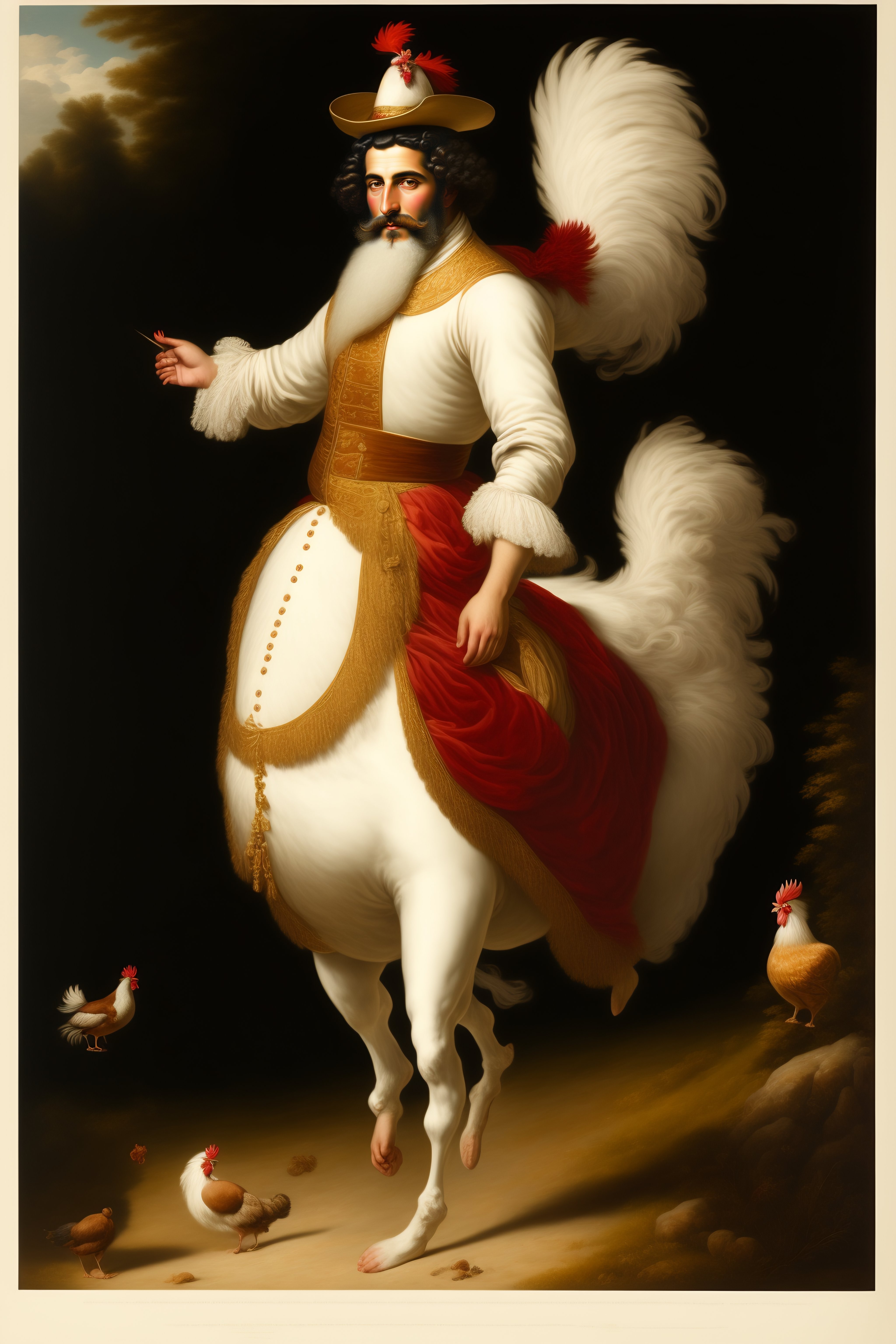 Lexica - 18th century style Jewish man with a white beard wearing a ...