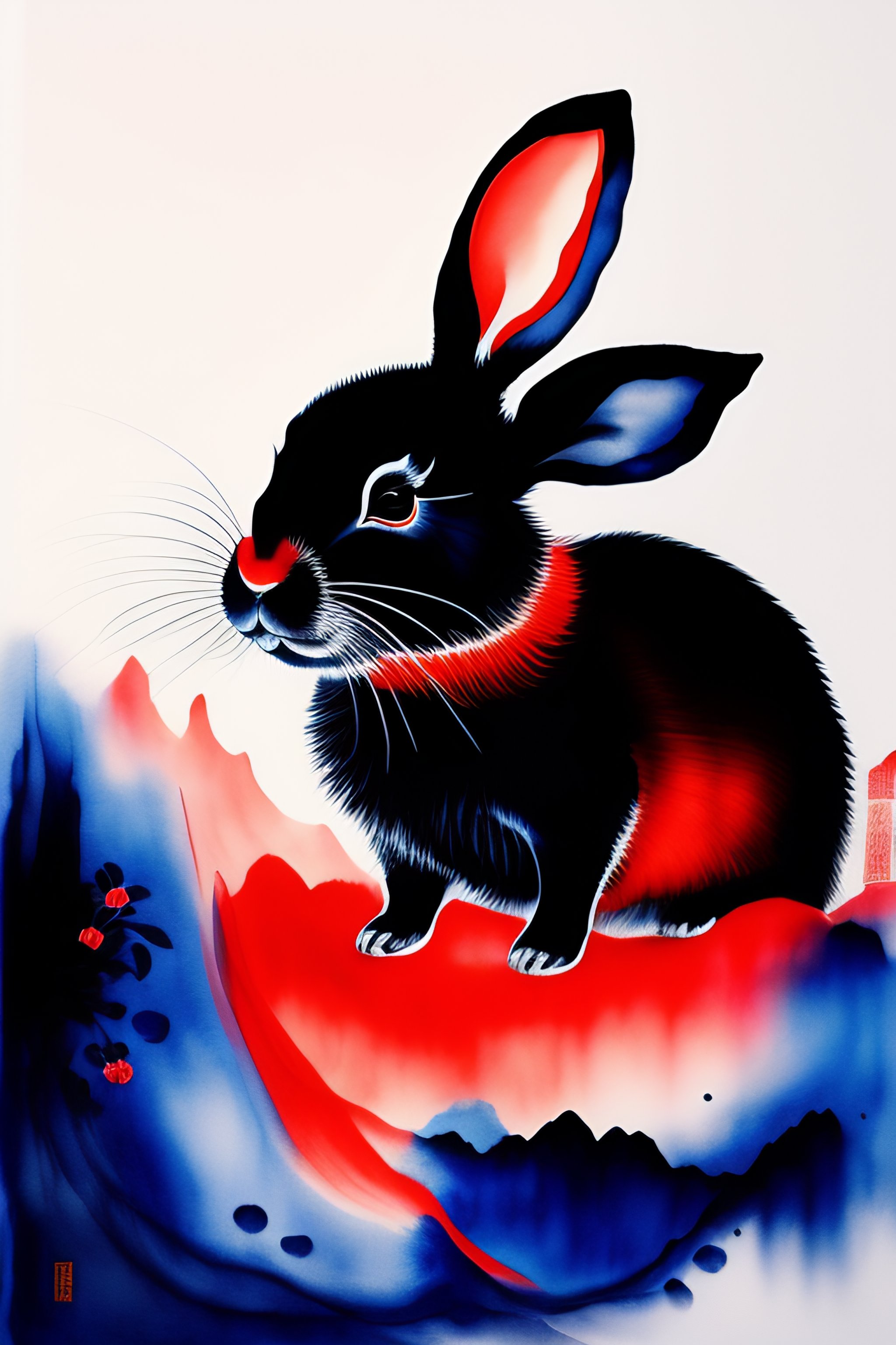 Lexica - Traditional chinese ink painting for chinese new year 2023 ...