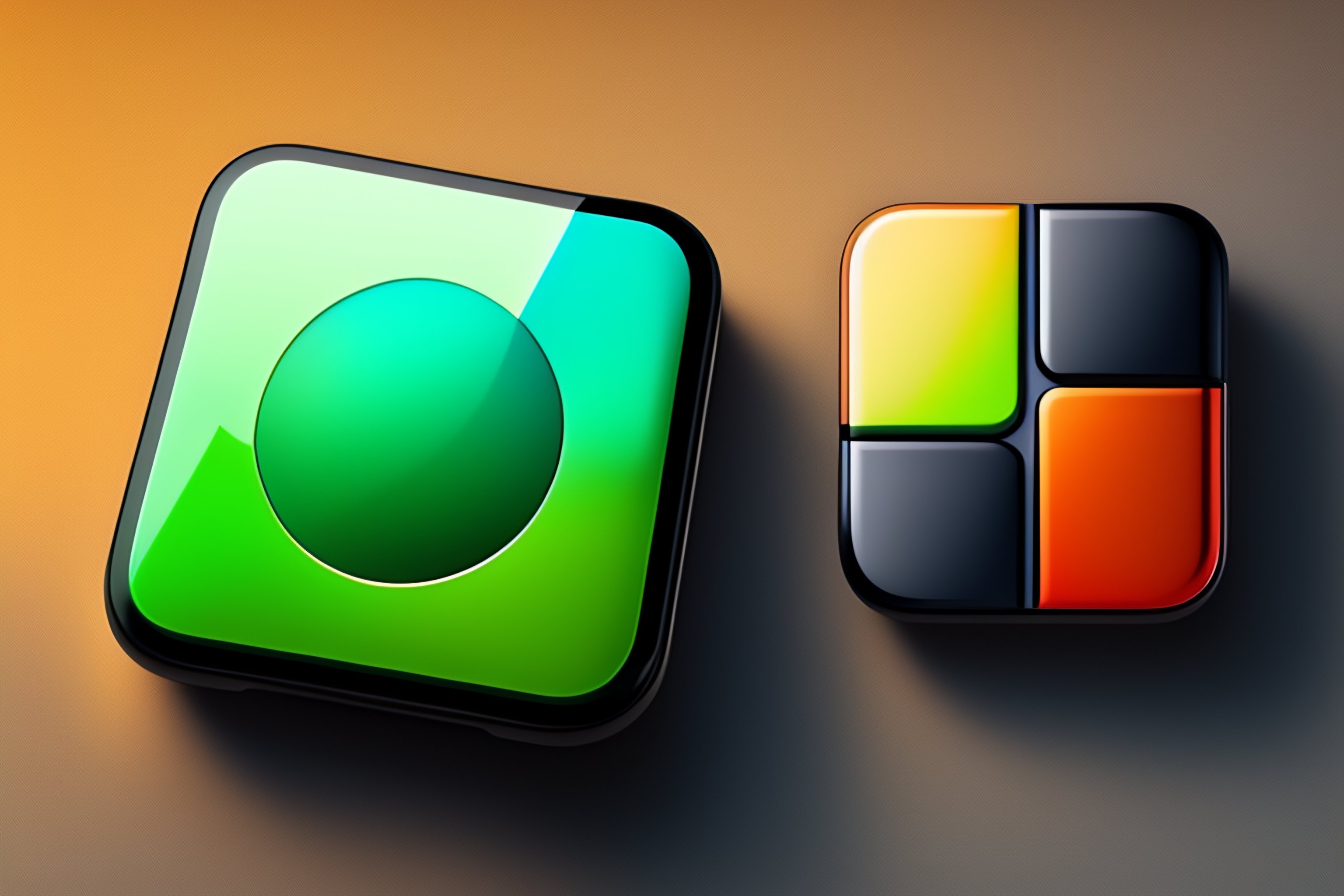Lexica Square Ios App Icon Design Skeuomorphic Dwaft Style