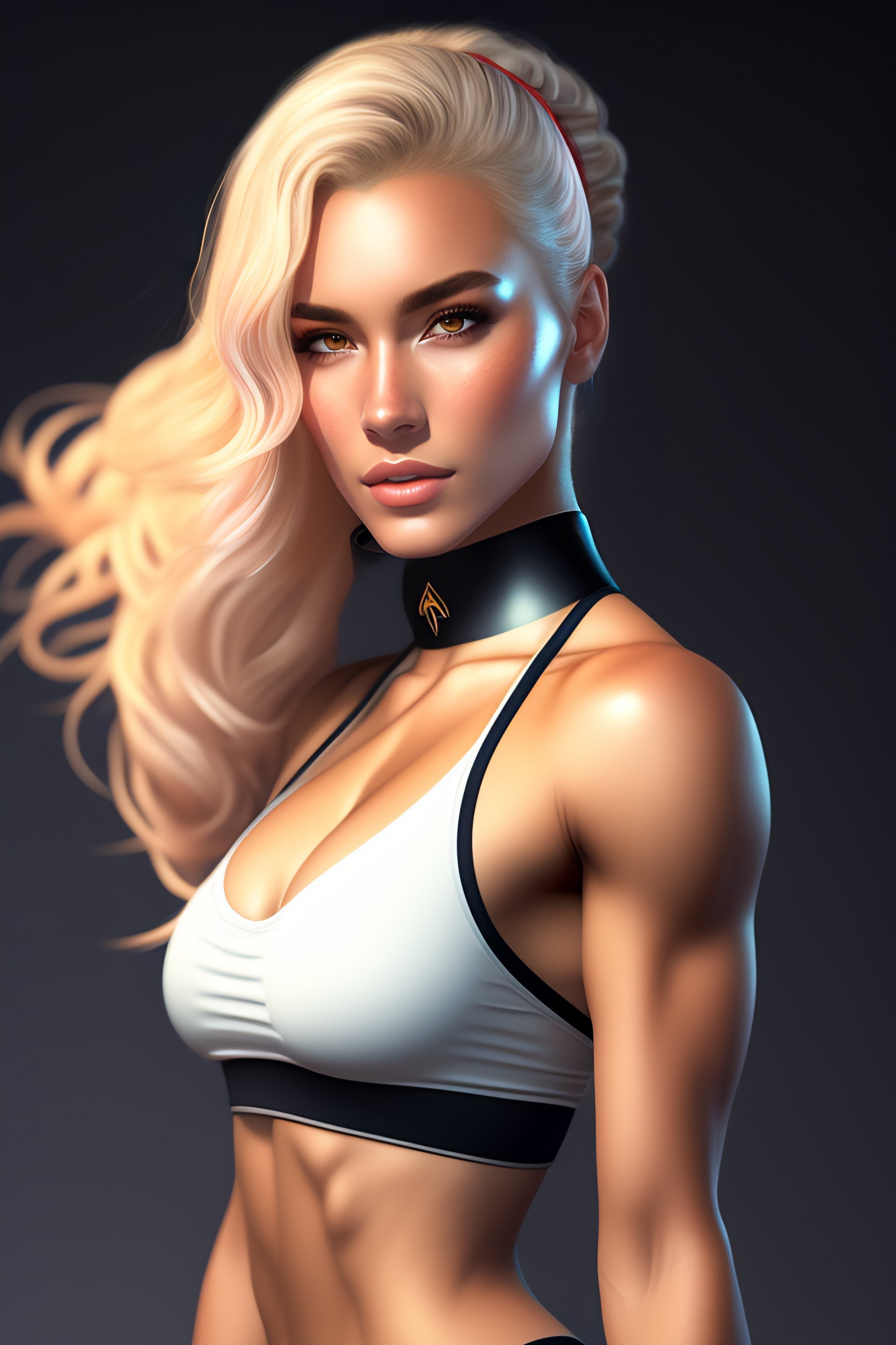 Lexica A Masterpiece Ultrarealistic Ultradetailed Full Body View Of Sexy Anime Girl That Looks