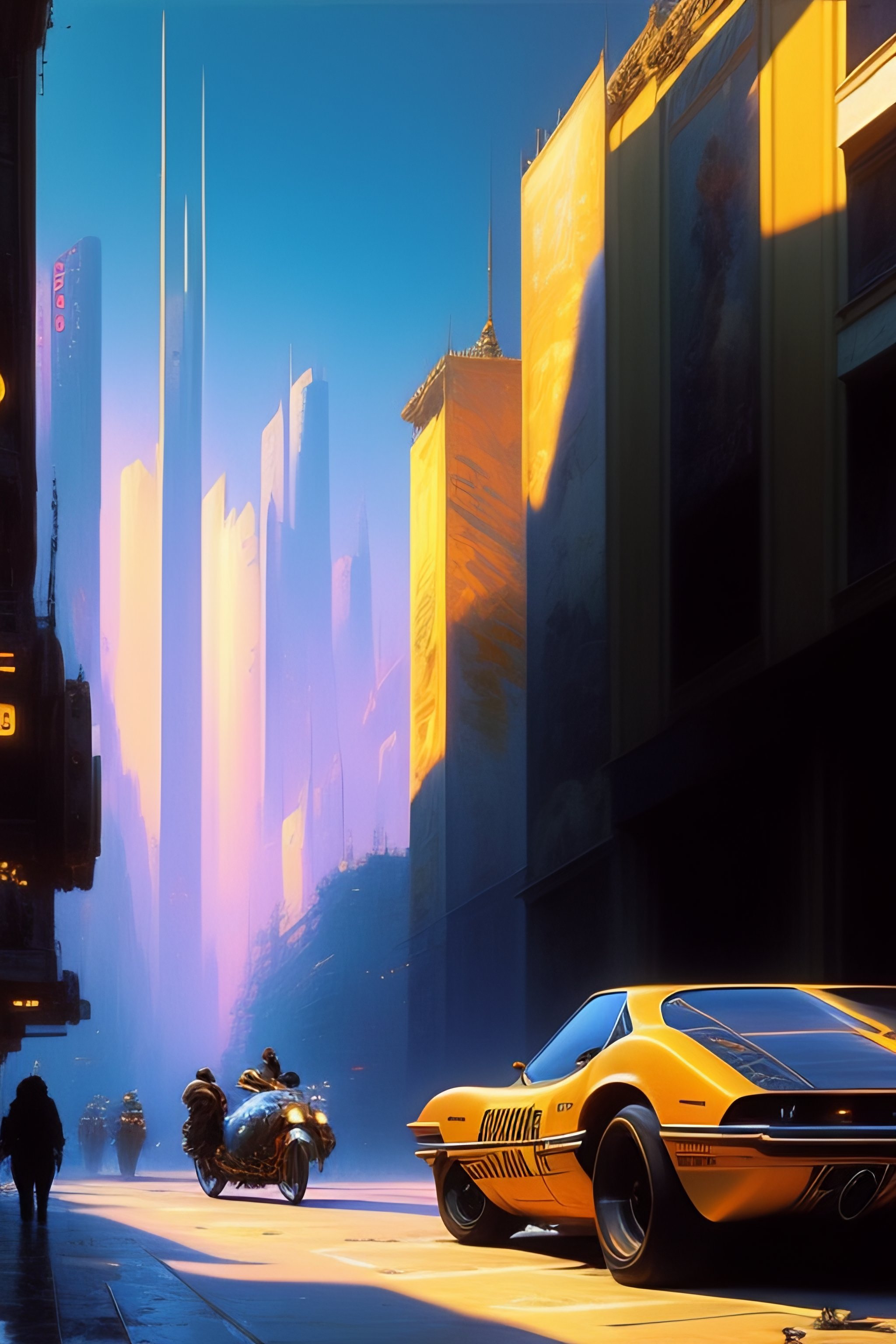 Lexica - Street cyberpunk city, hyperrealism, futurism, no blur, 4k ...