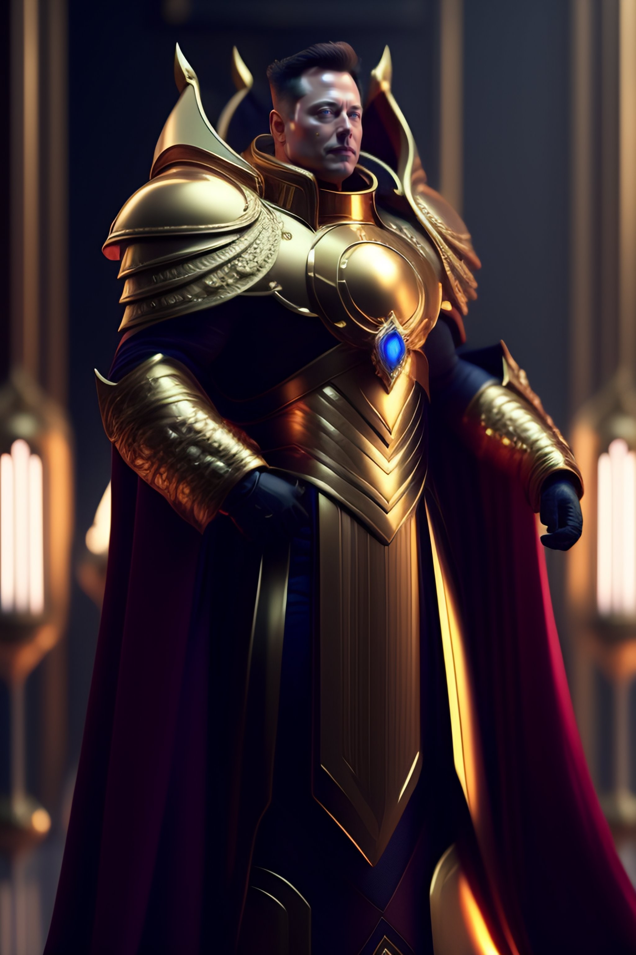 Lexica - Elon musk as the god emperor of mankind warhammer by greg ...