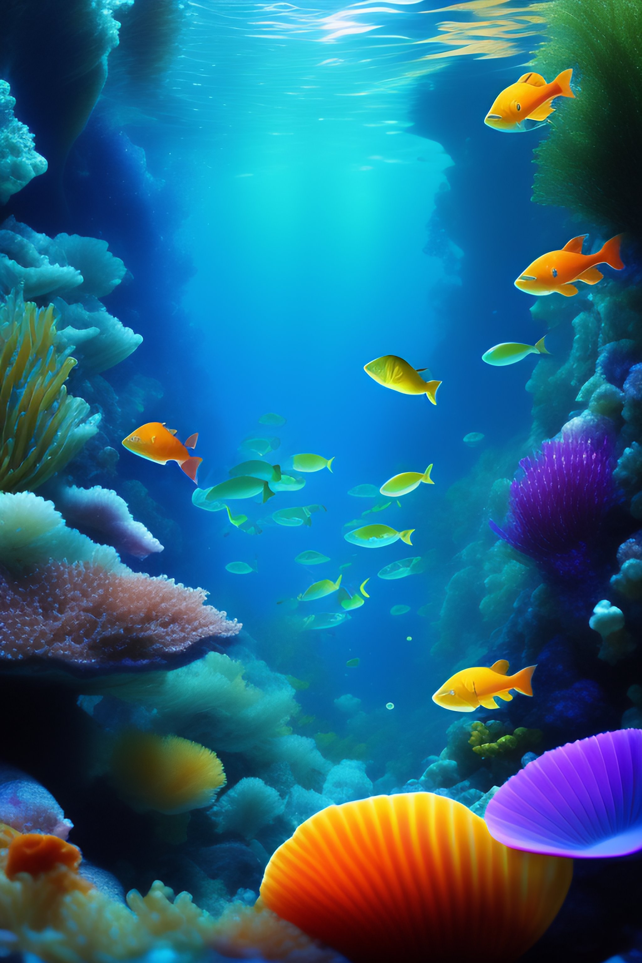 Lexica - Photo-realistic, 8k, the underwater world, in the style of ...