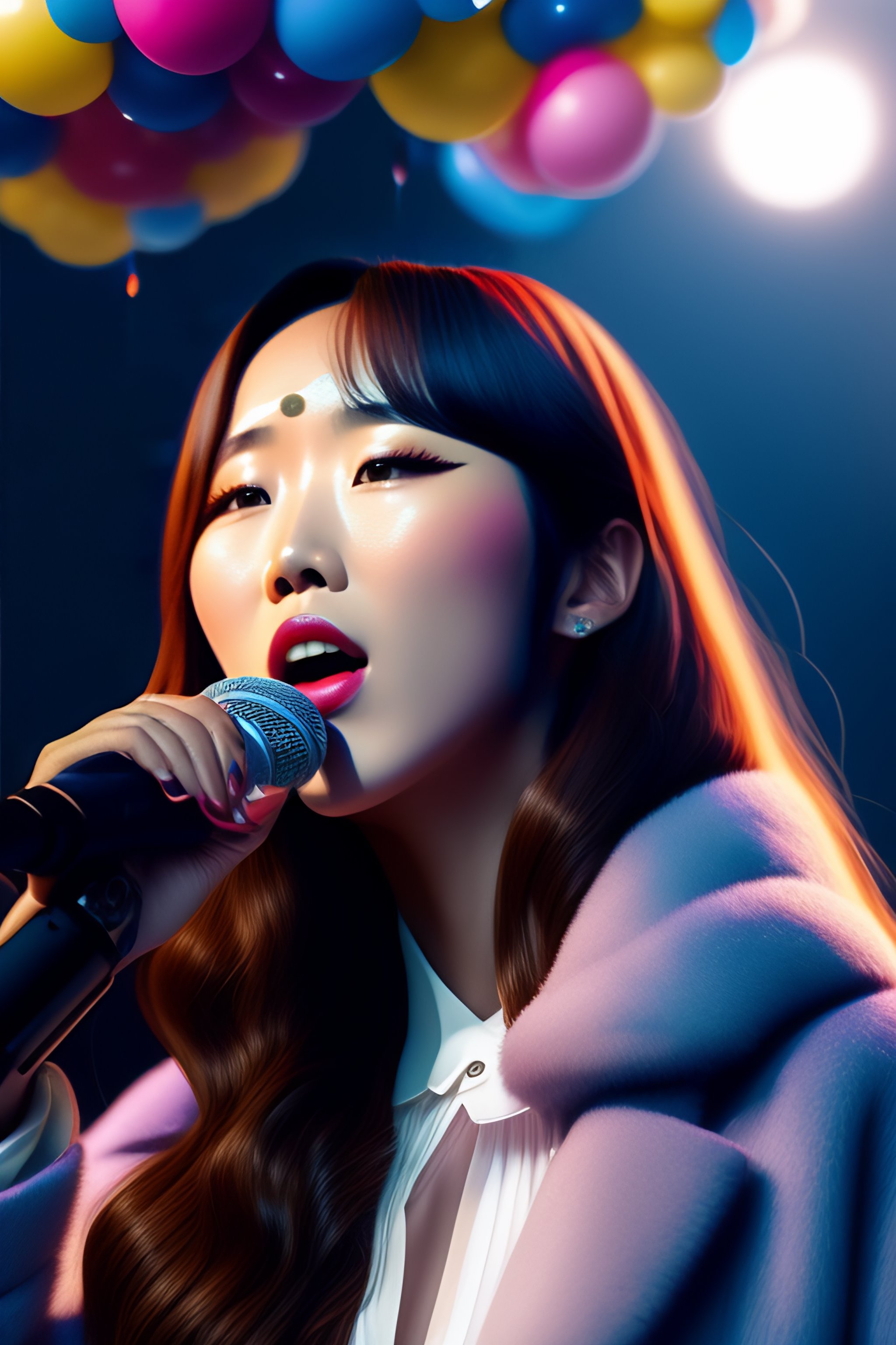 Lexica - Iu k-pop singing in the balloon