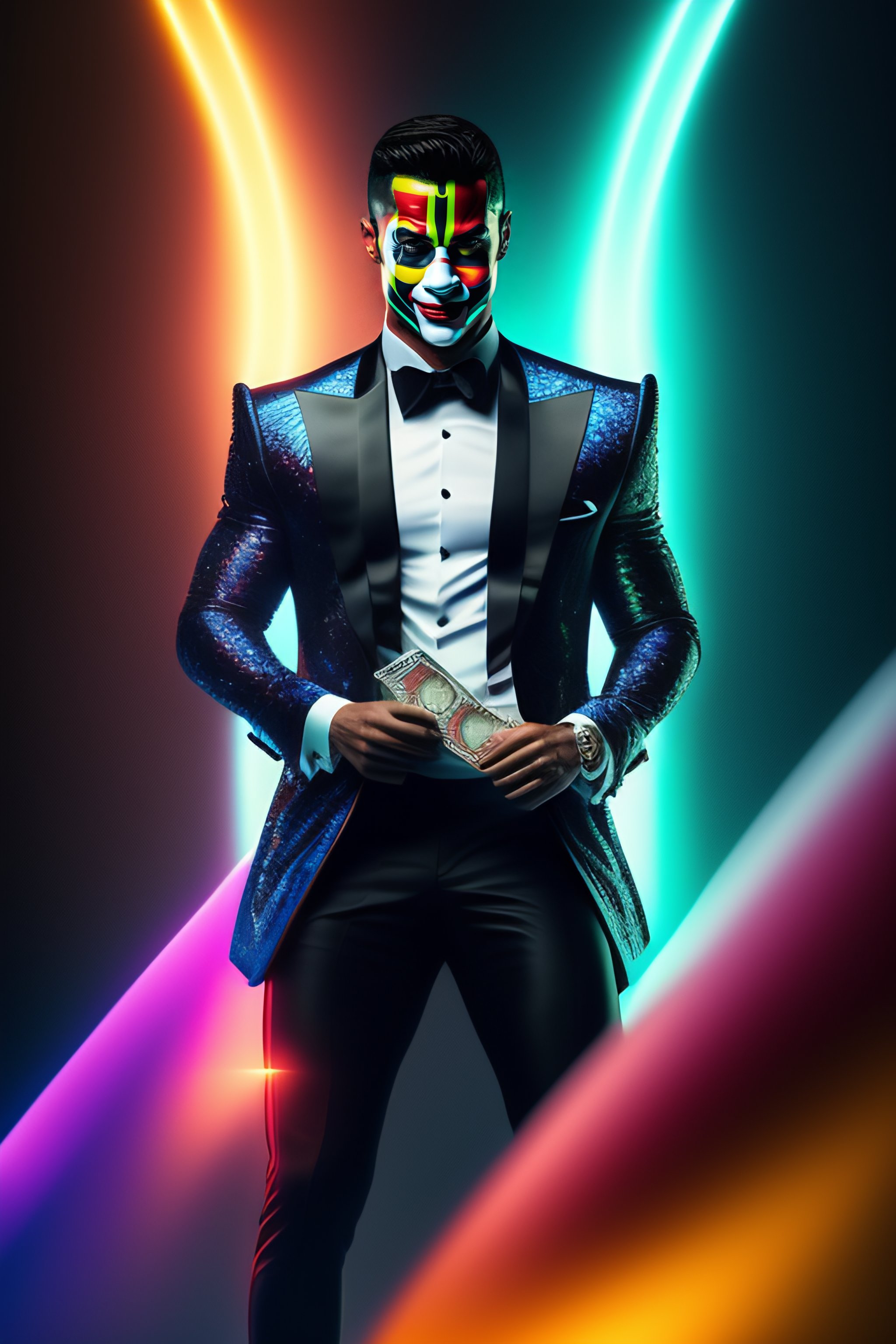 Cristiano Ronaldo White Suit
