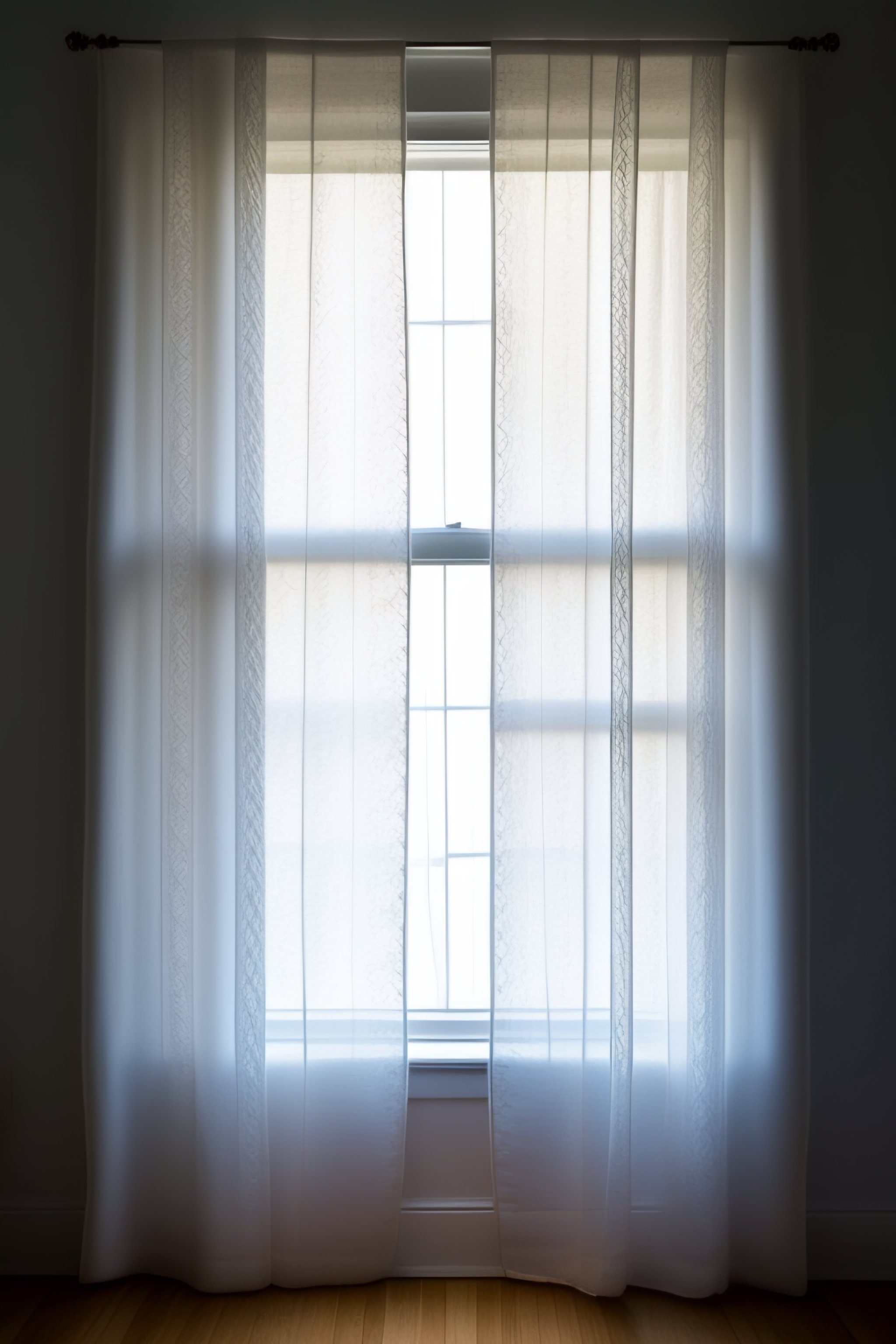 Lexica - Photograph of linen white curtains swaying in the wind lace ...