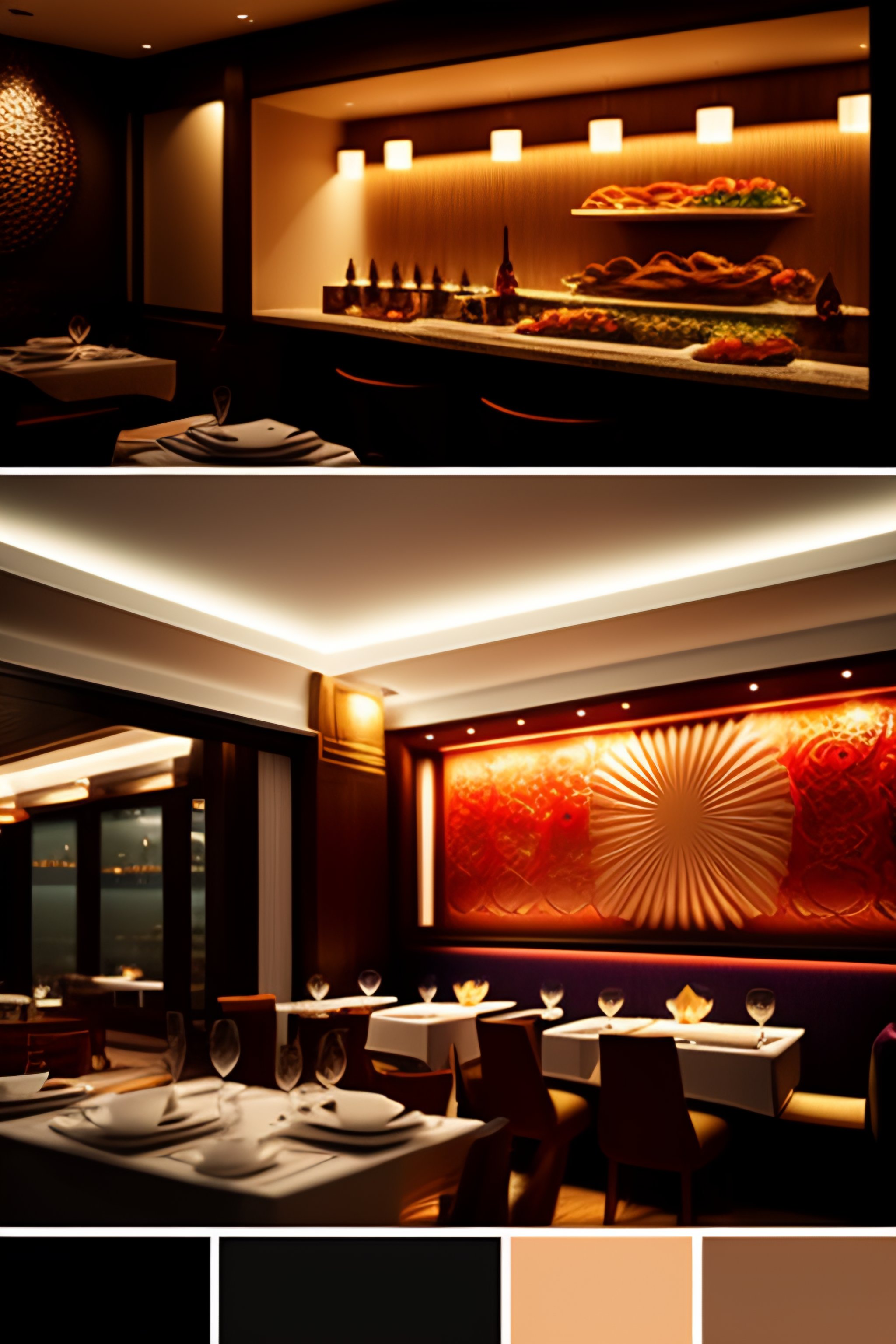 Lexica - An image of an Asian-inspired restaurant or kitchen: To create ...
