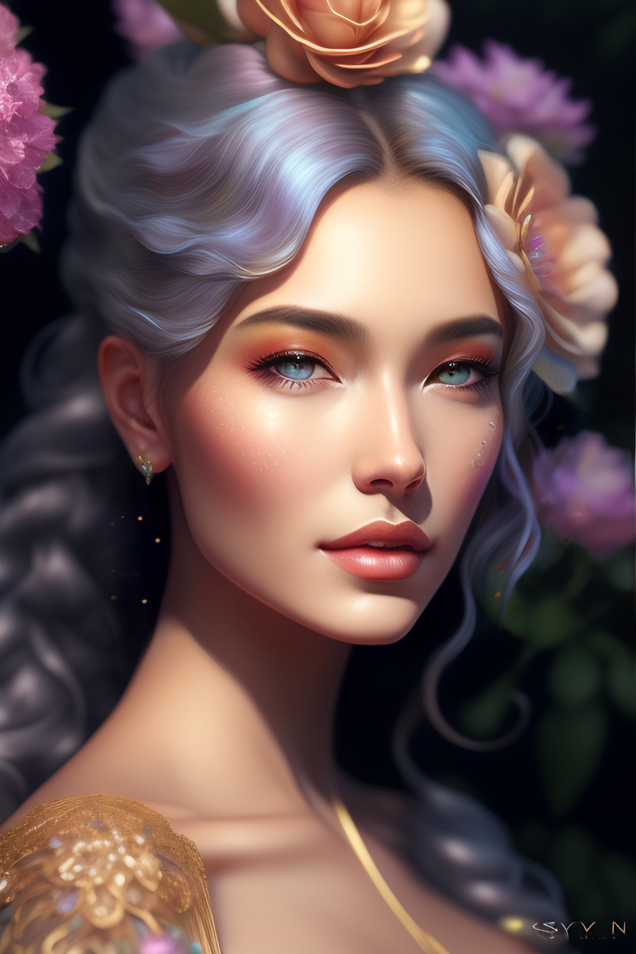 Lexica Full View Ultrarealistic Sks Girl Medium Shoot Ethereal Fantasy Deity Wearing Beautiful
