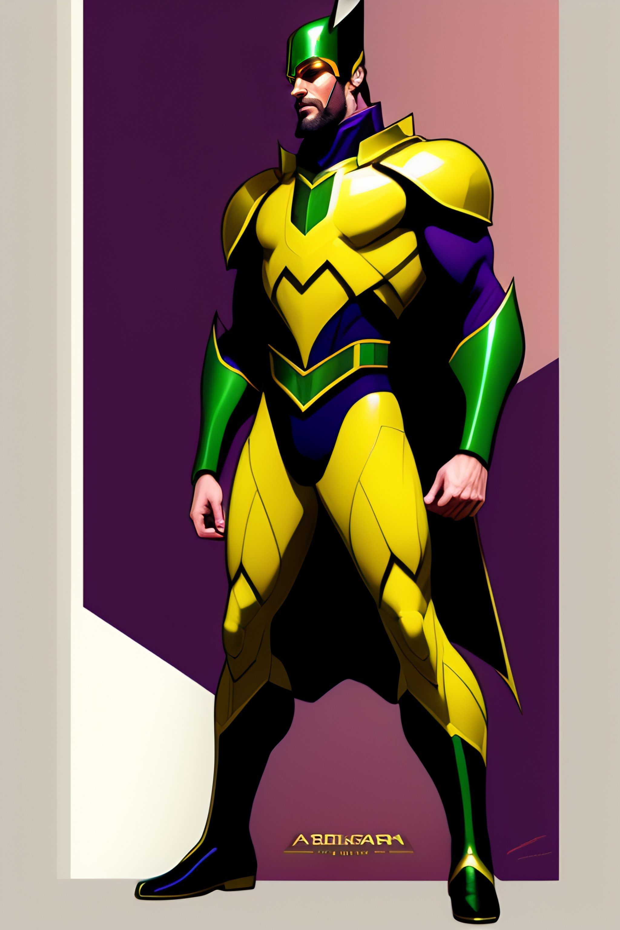 Lexica - Sketch out Mister Miracle, paying close attention to the sharp ...