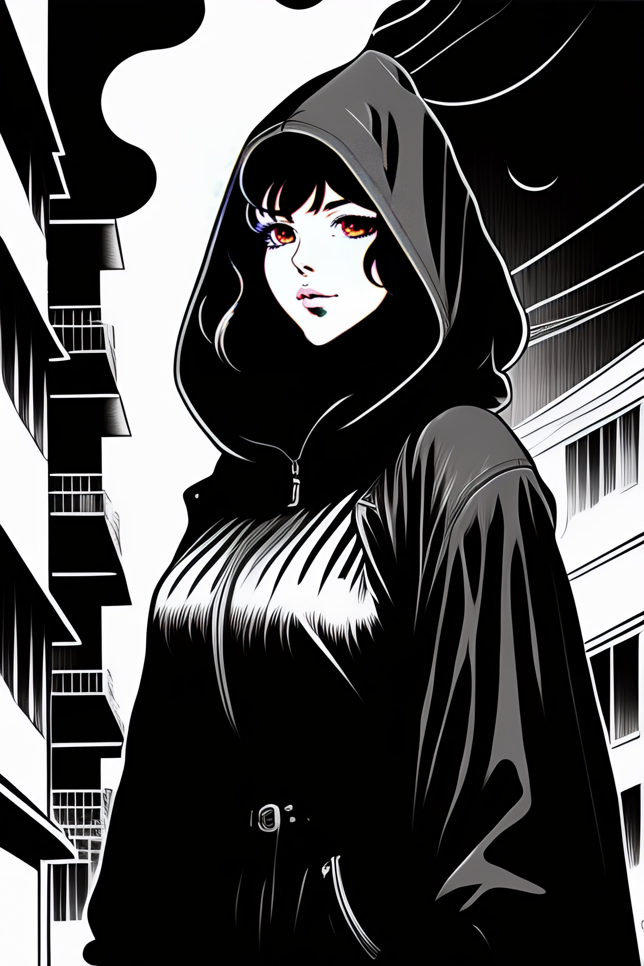 Lexica - Vintage 90's anime style environmental wide shot of a sketchy ...