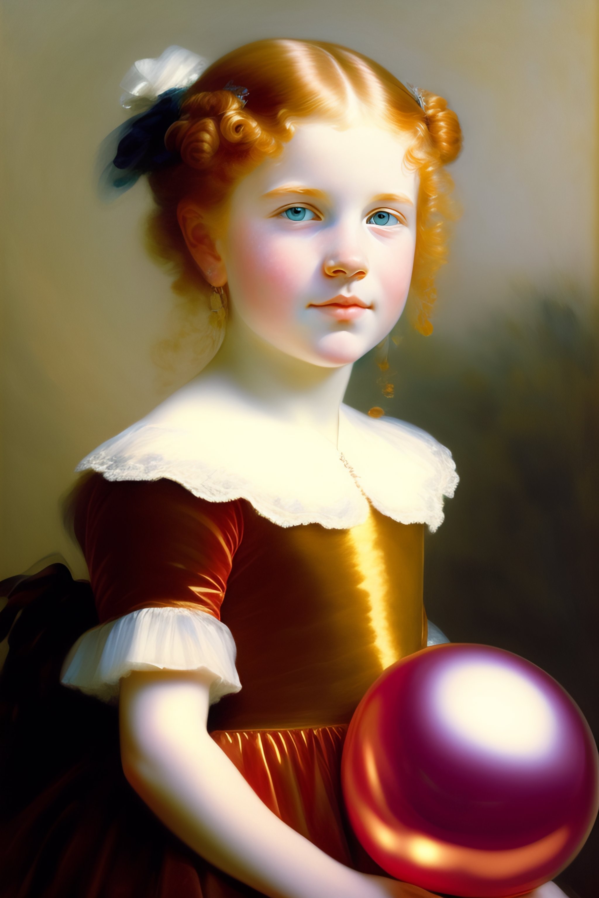 Lexica - Beautiful portrait of a flecked ginger girl with lots of ...