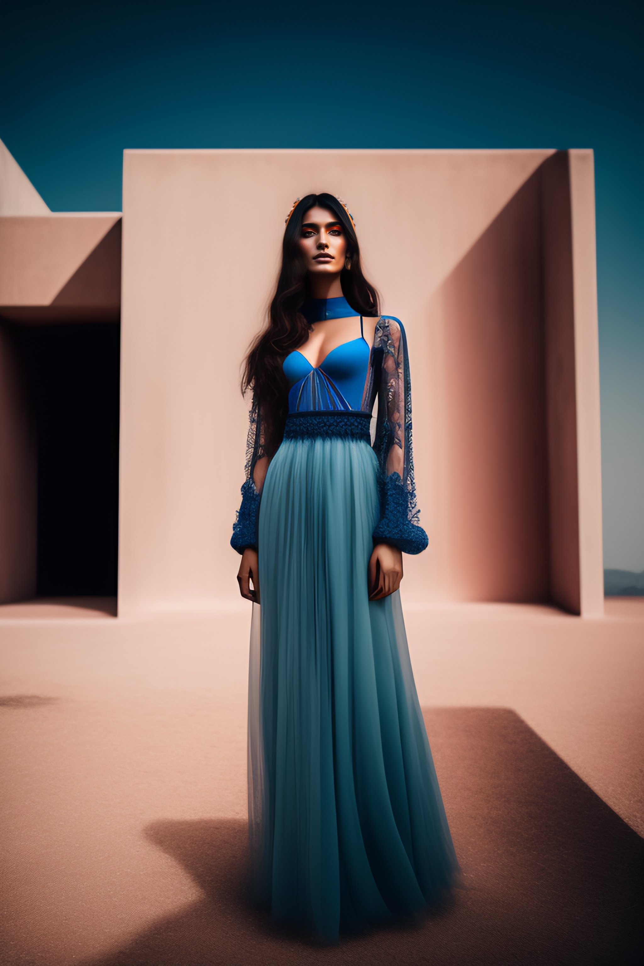 Lexica - Portrait of haute couture beautiful pakistani fashion model ...
