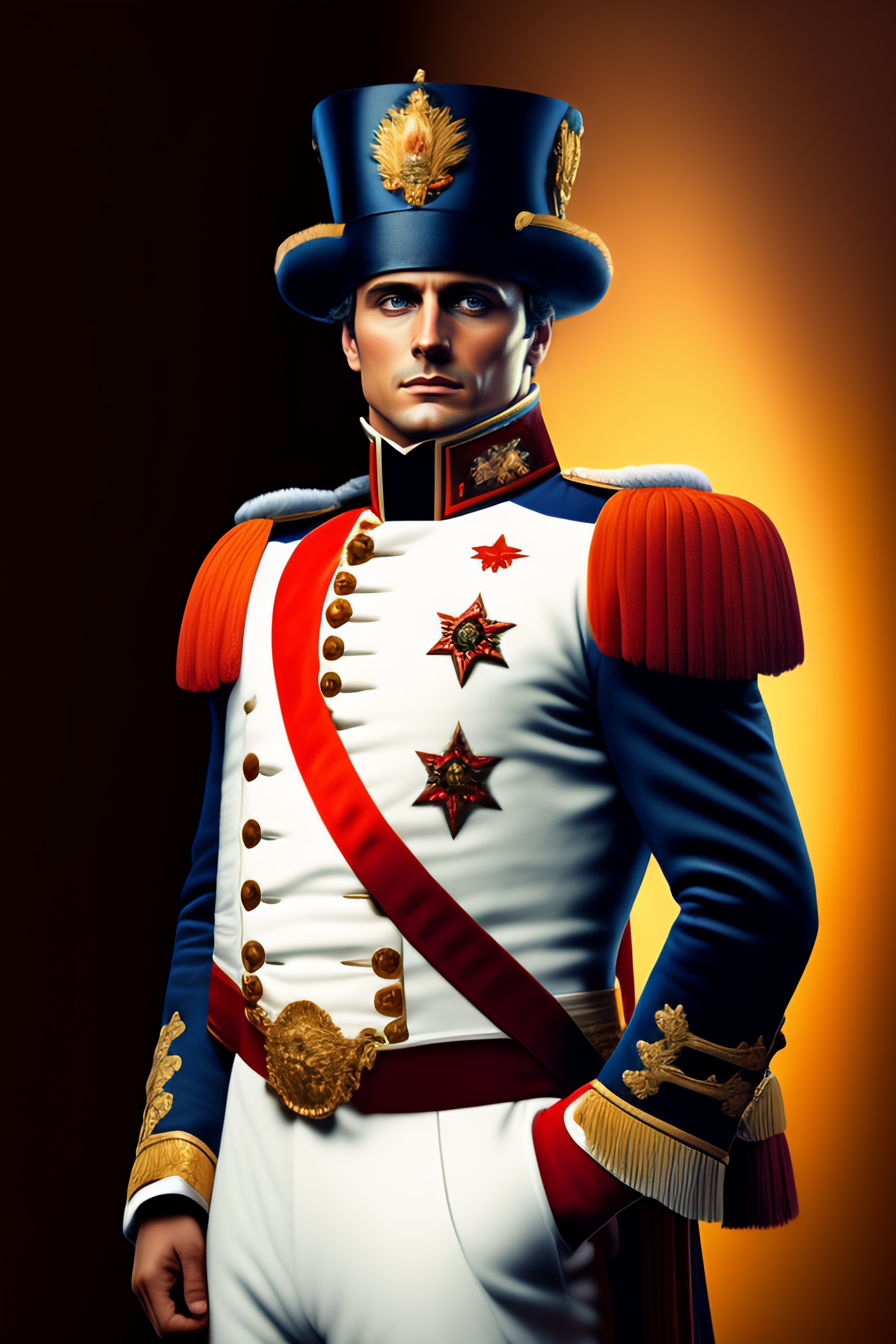 Lexica - A realistic full body portrait of Napoleon Bonaparte, neutral ...
